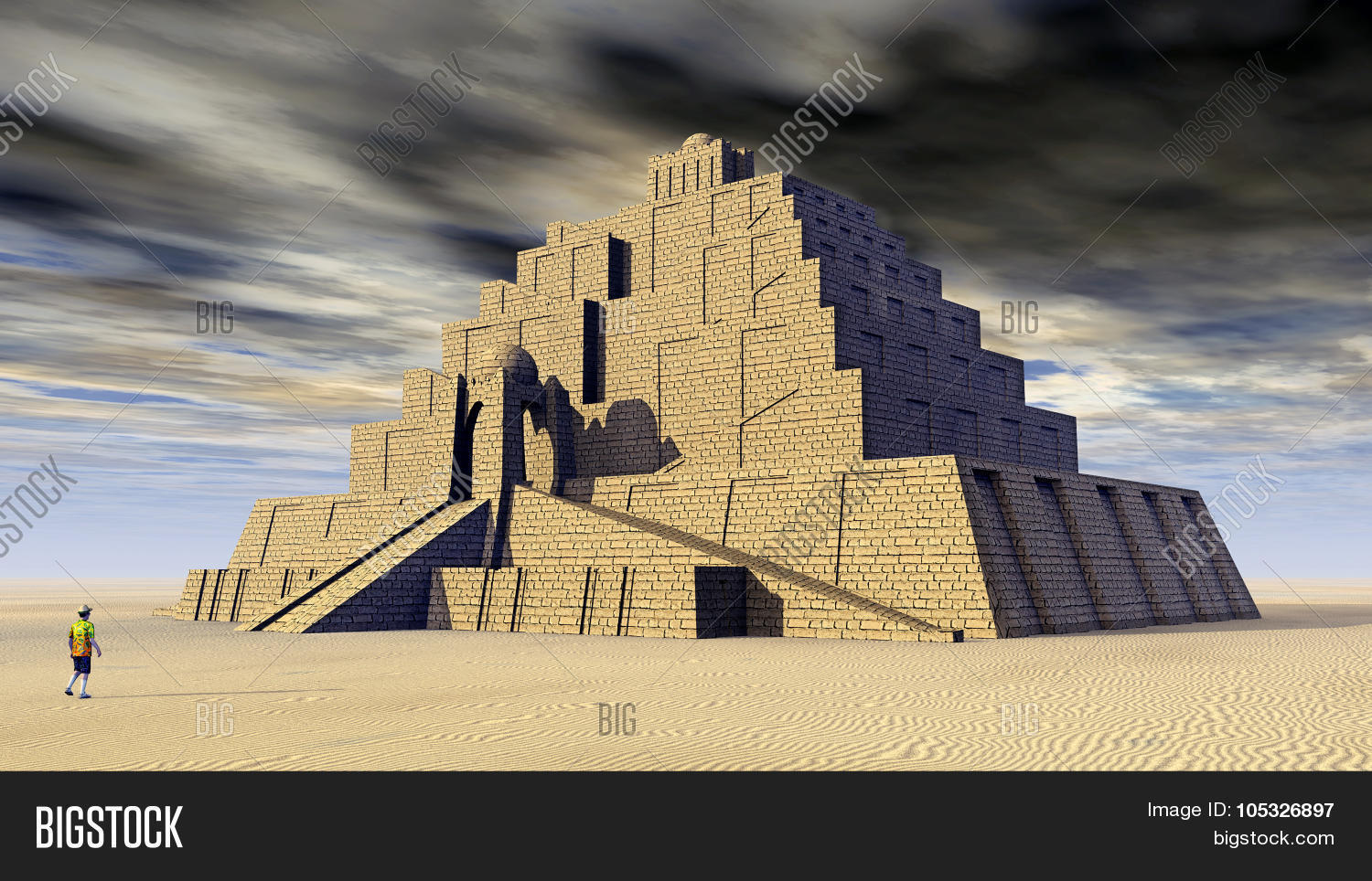 Ziggurat Image & Photo (Free Trial) | Bigstock