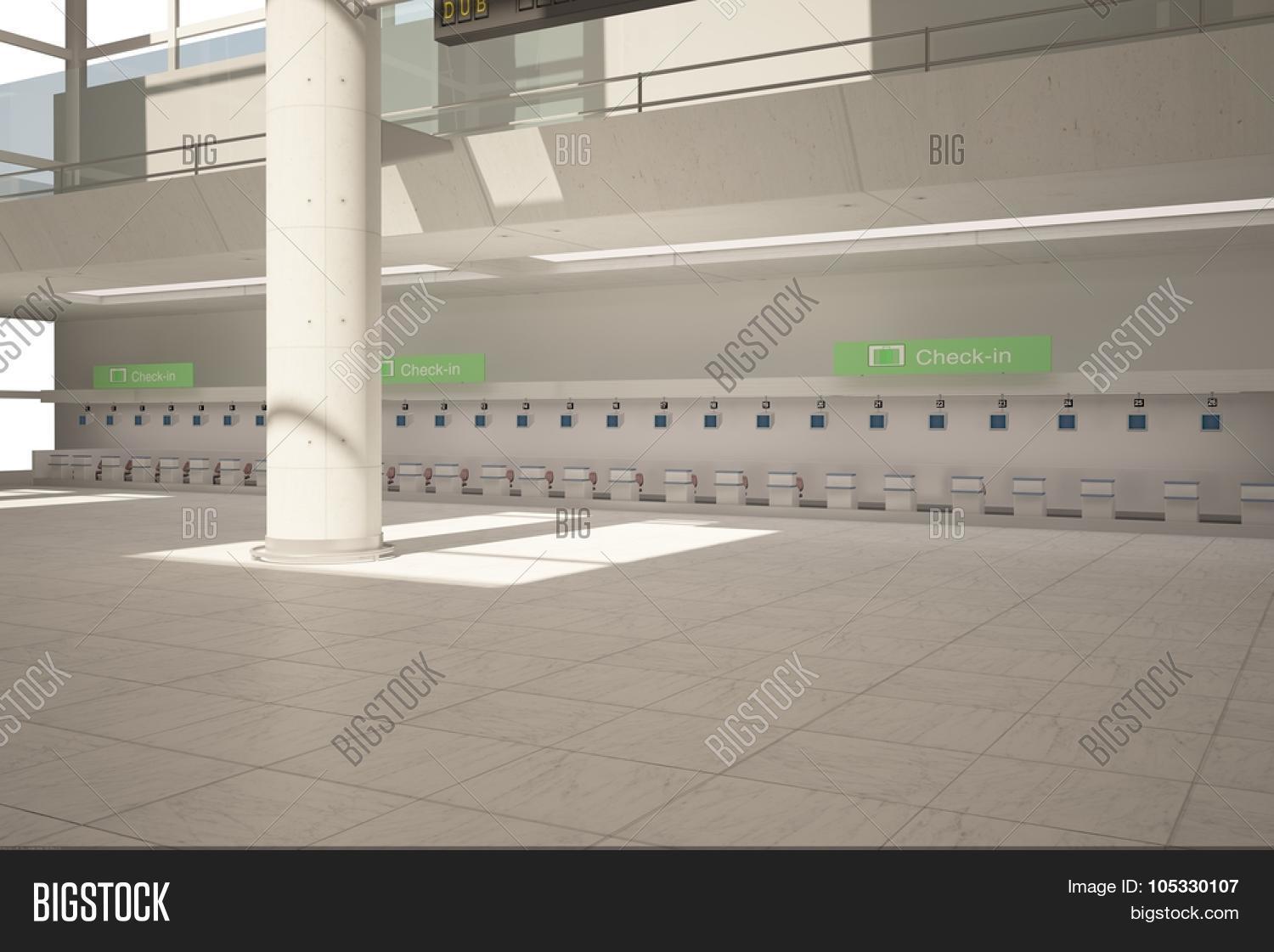Airport Terminal Check Image & Photo (Free Trial) | Bigstock