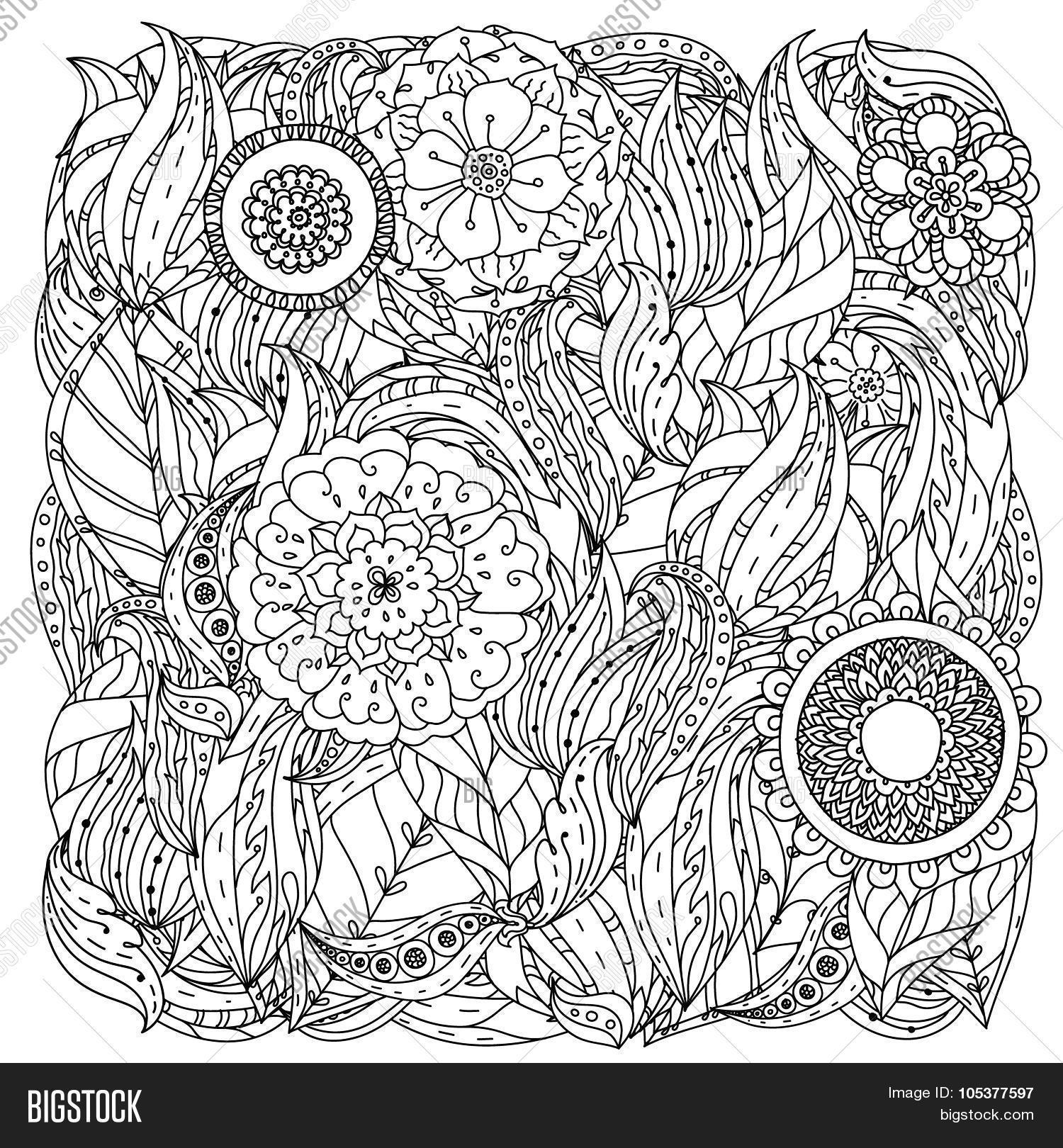 Pattern Coloring Book Vector & Photo (Free Trial) | Bigstock