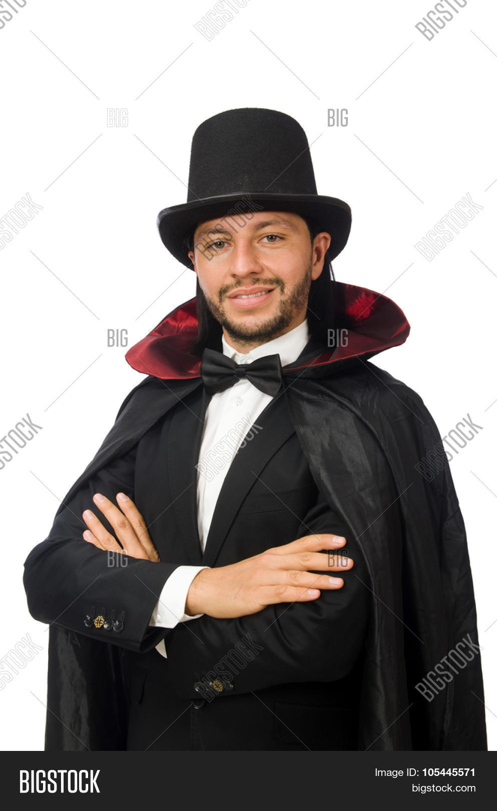 Man Magician Isolated Image & Photo (Free Trial) | Bigstock
