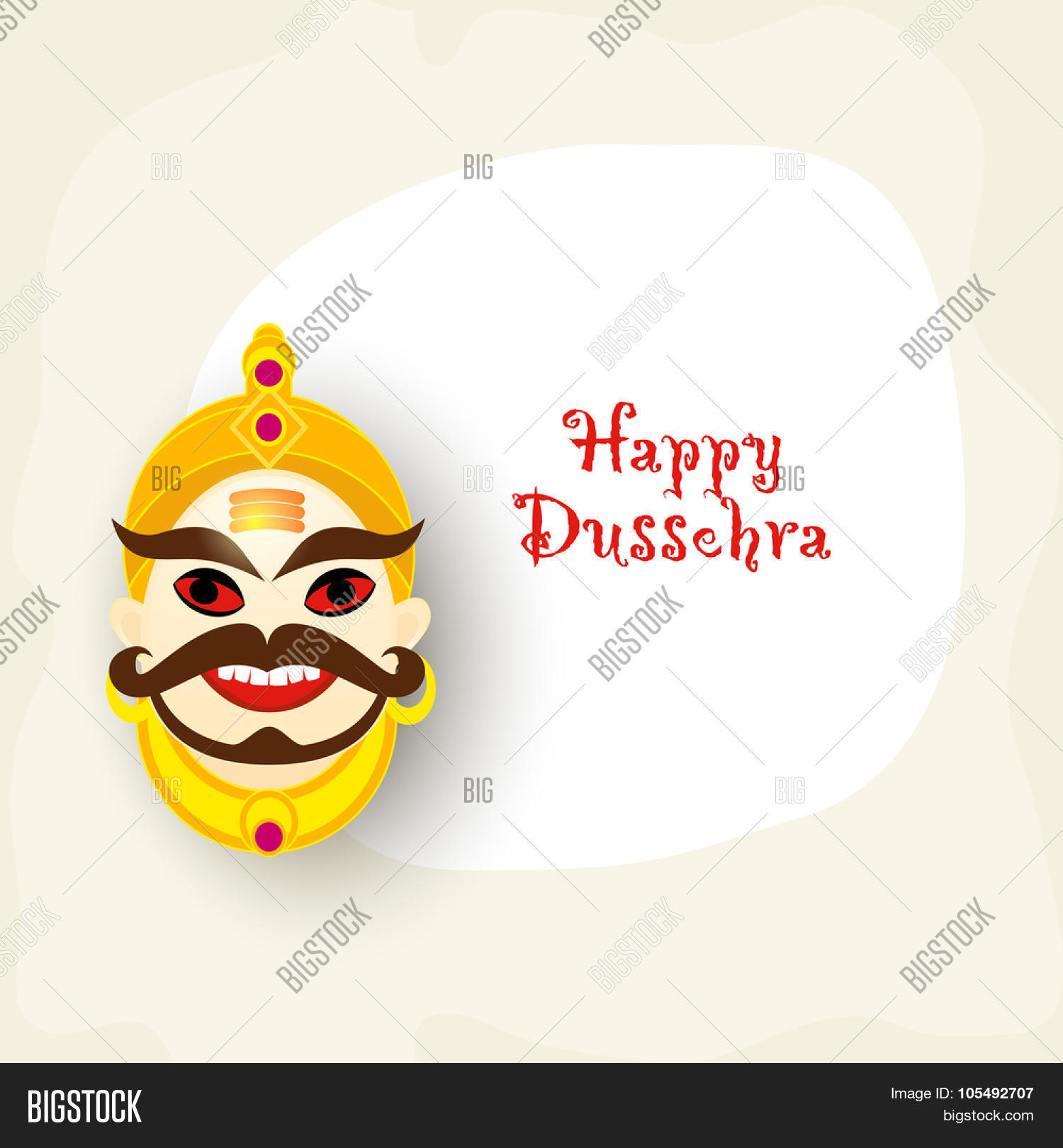 Laughing Ravana Face Vector & Photo (Free Trial) | Bigstock