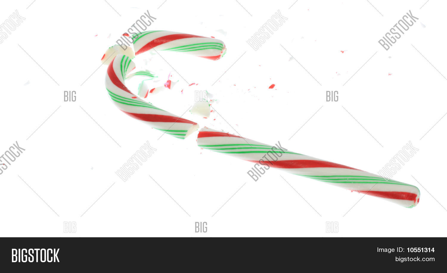 Broken Candy Cane Image & Photo (Free Trial) | Bigstock