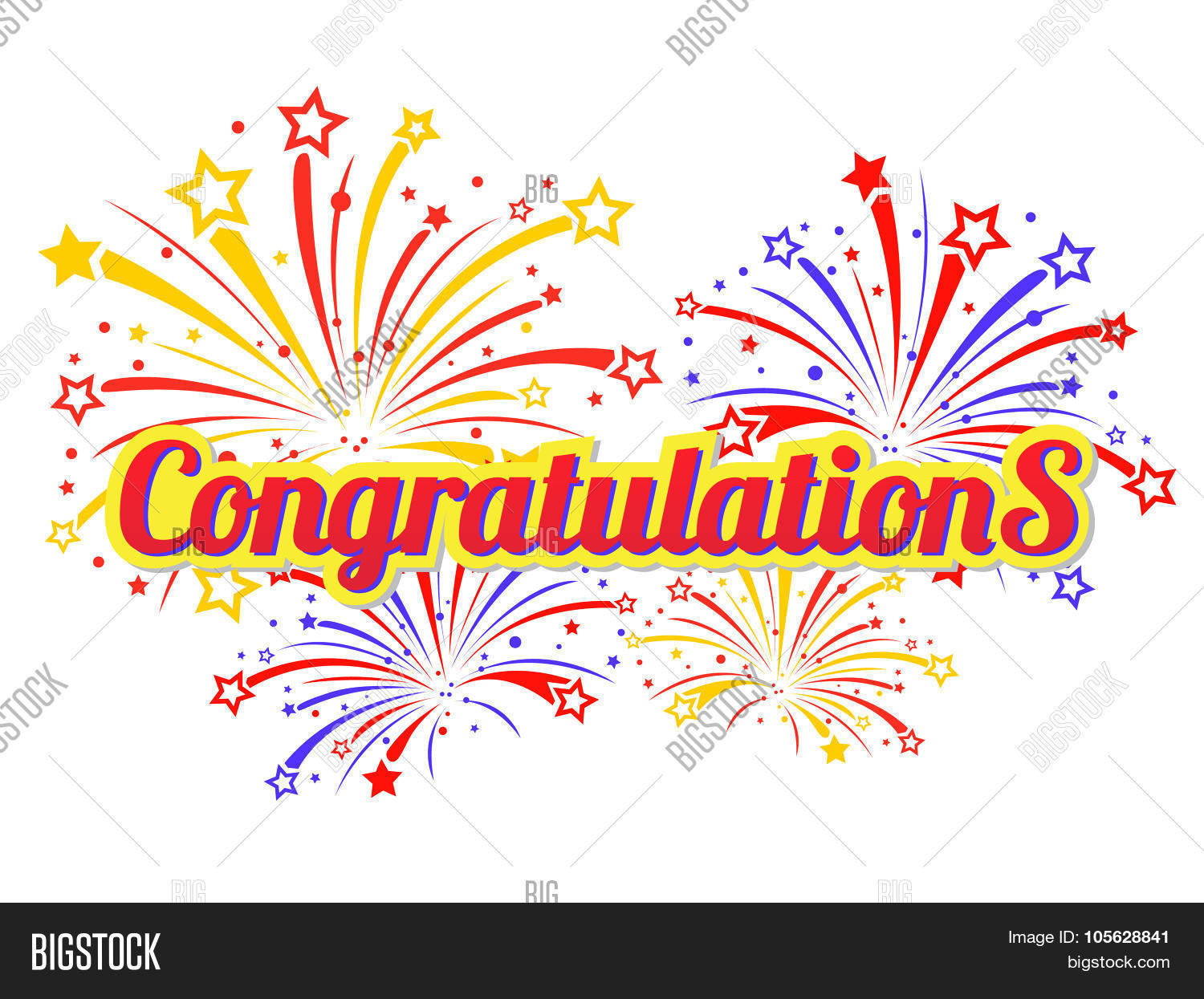 Congratulations Text Vector & Photo (Free Trial) | Bigstock