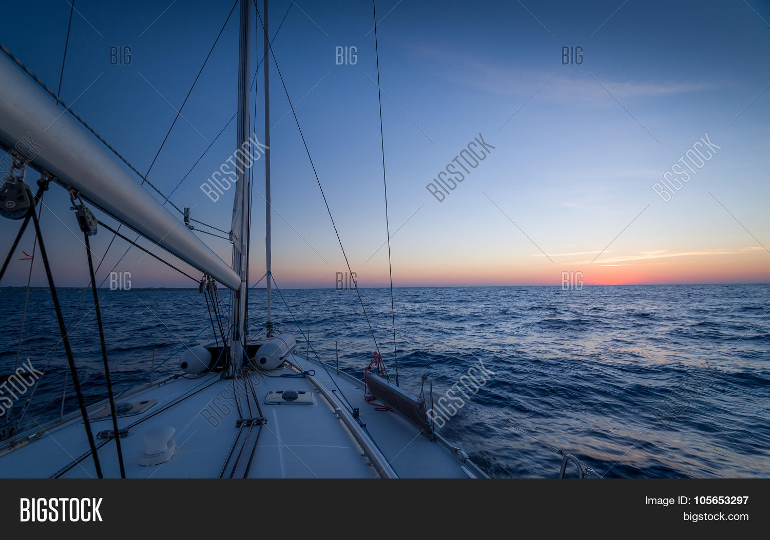 Sailing Sunset Image & Photo (Free Trial) | Bigstock