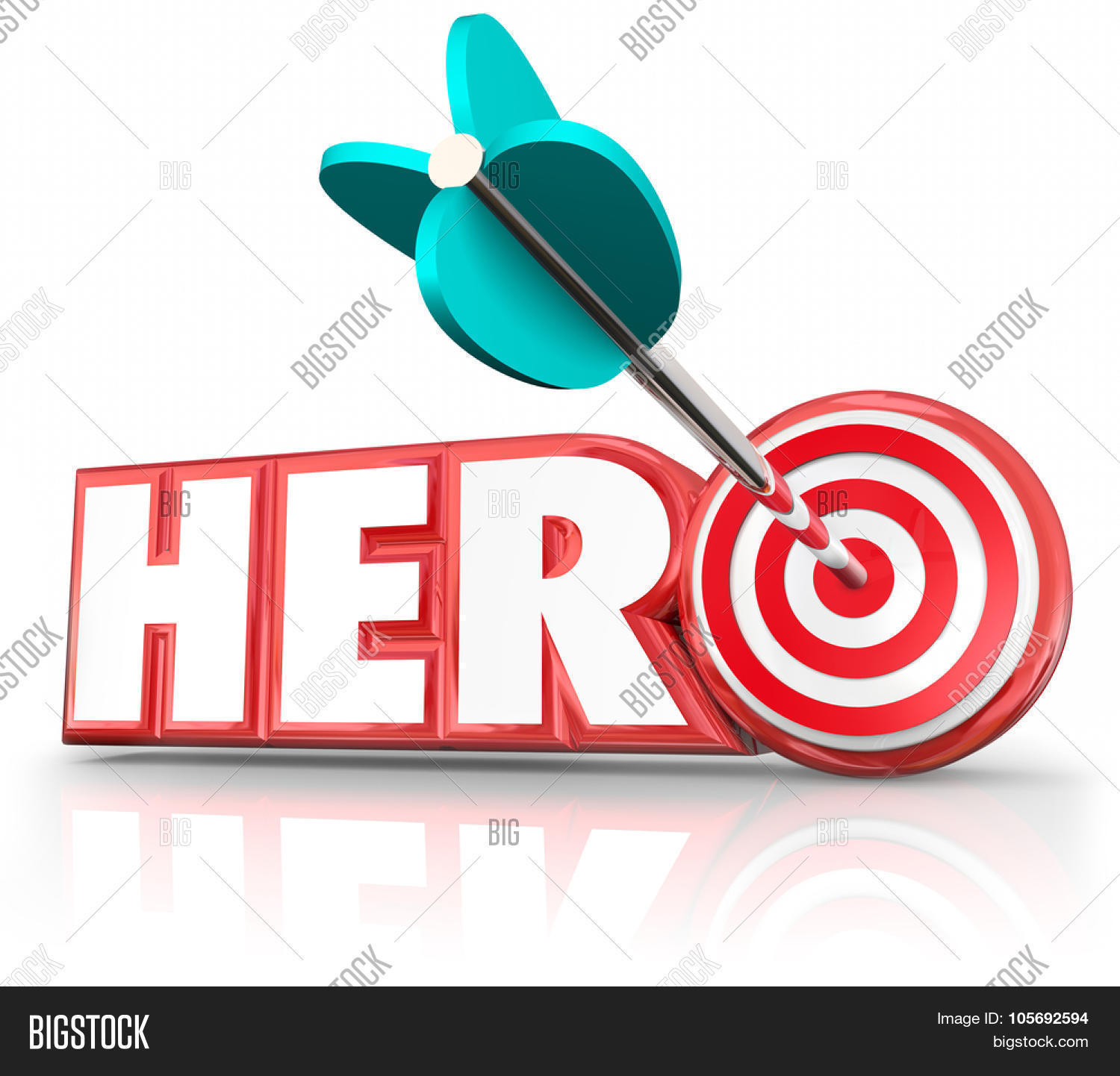 Hero Word Red 3d Image & Photo (Free Trial) | Bigstock