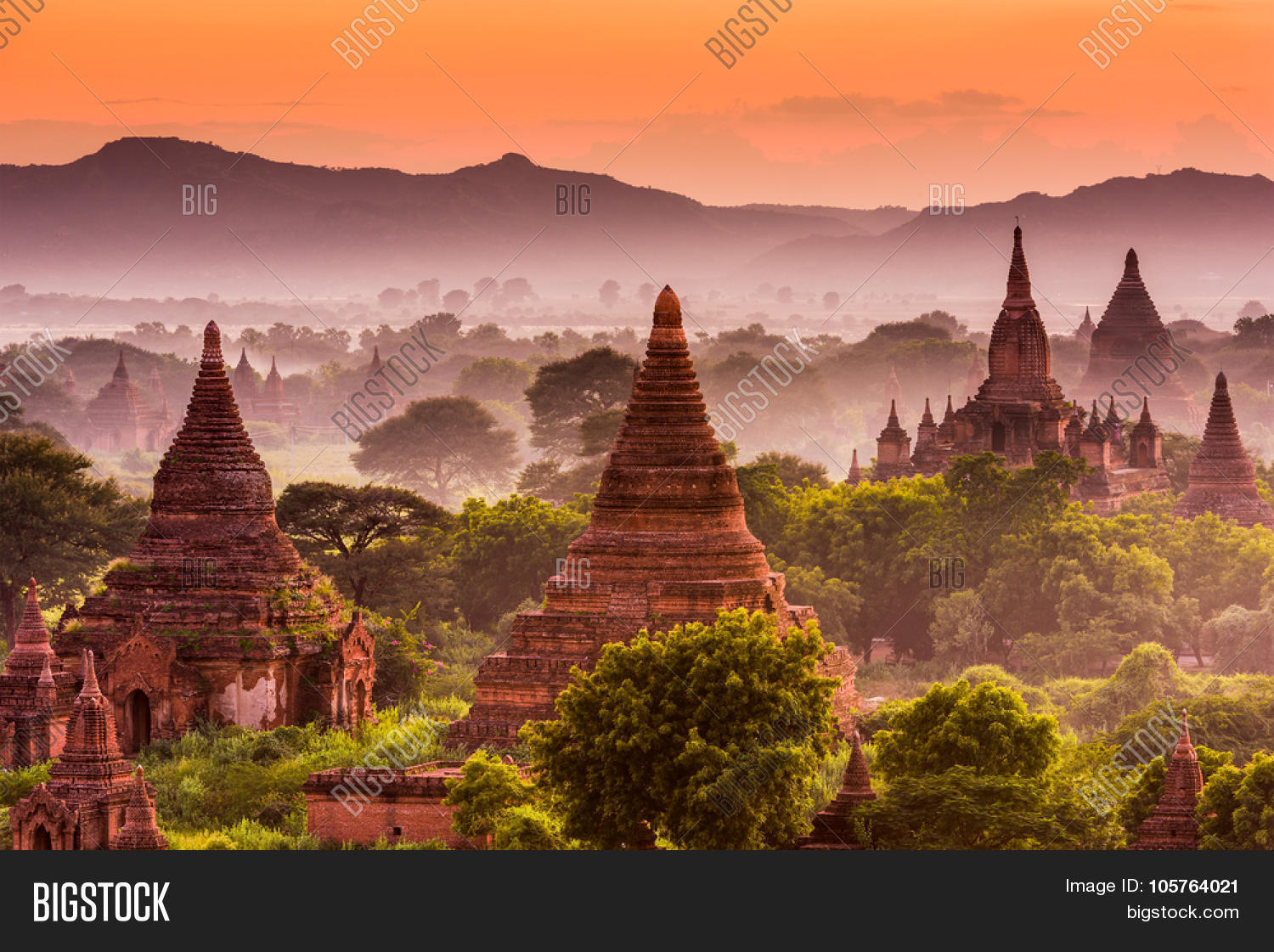 Bagan, Myanmar Acient Image & Photo (Free Trial) | Bigstock