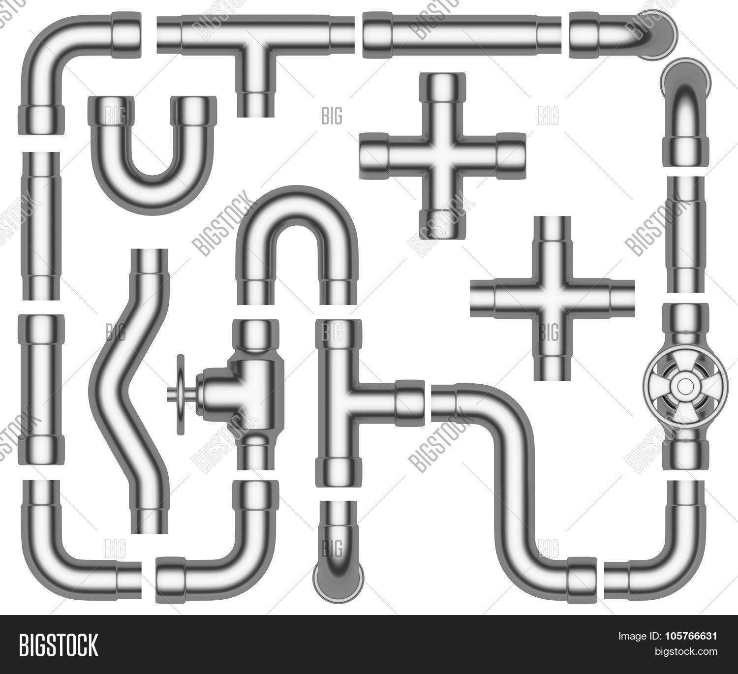 Steel Pipes Collection Image & Photo (Free Trial) | Bigstock