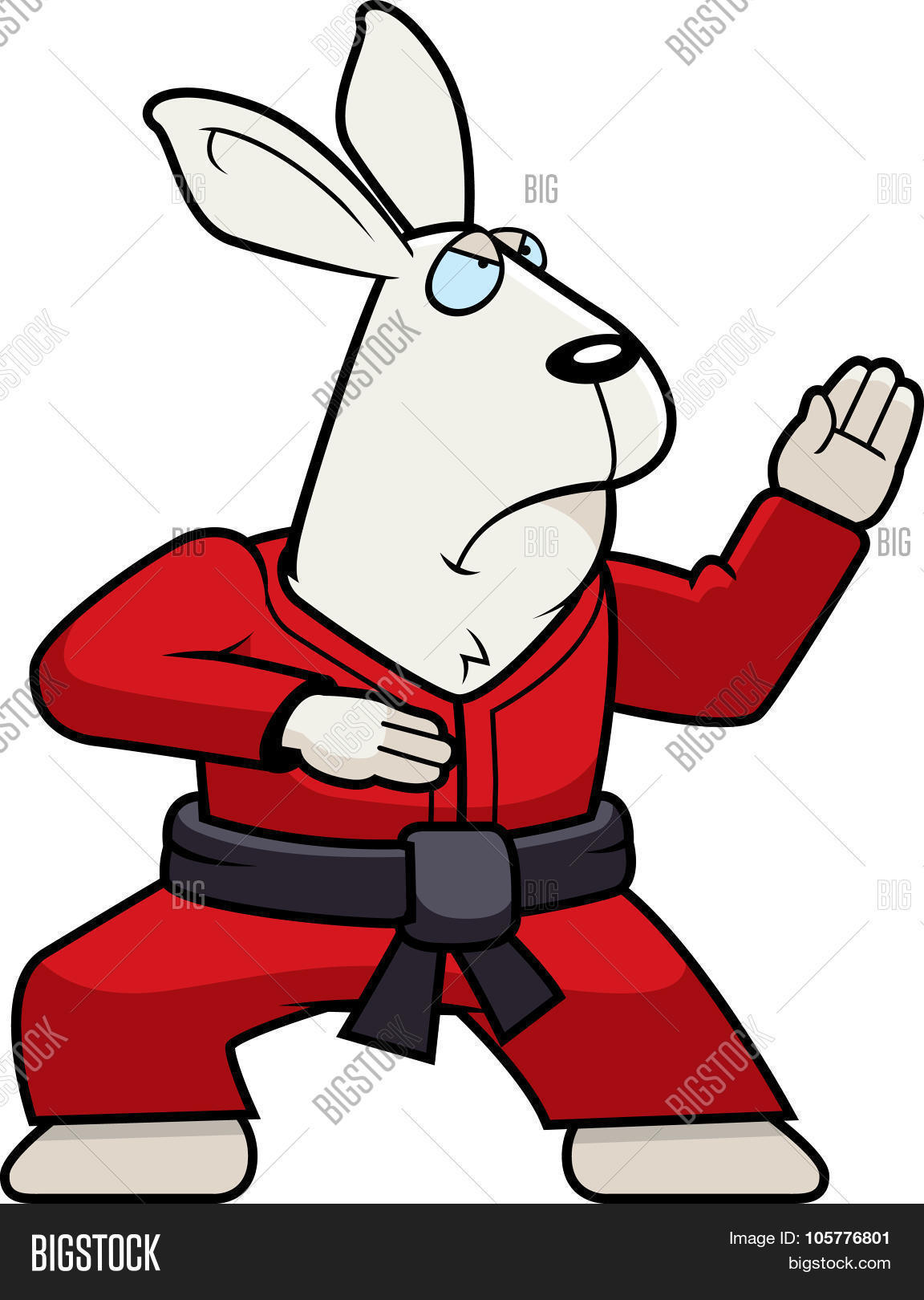 Karate Rabbit Vector & Photo (Free Trial) | Bigstock