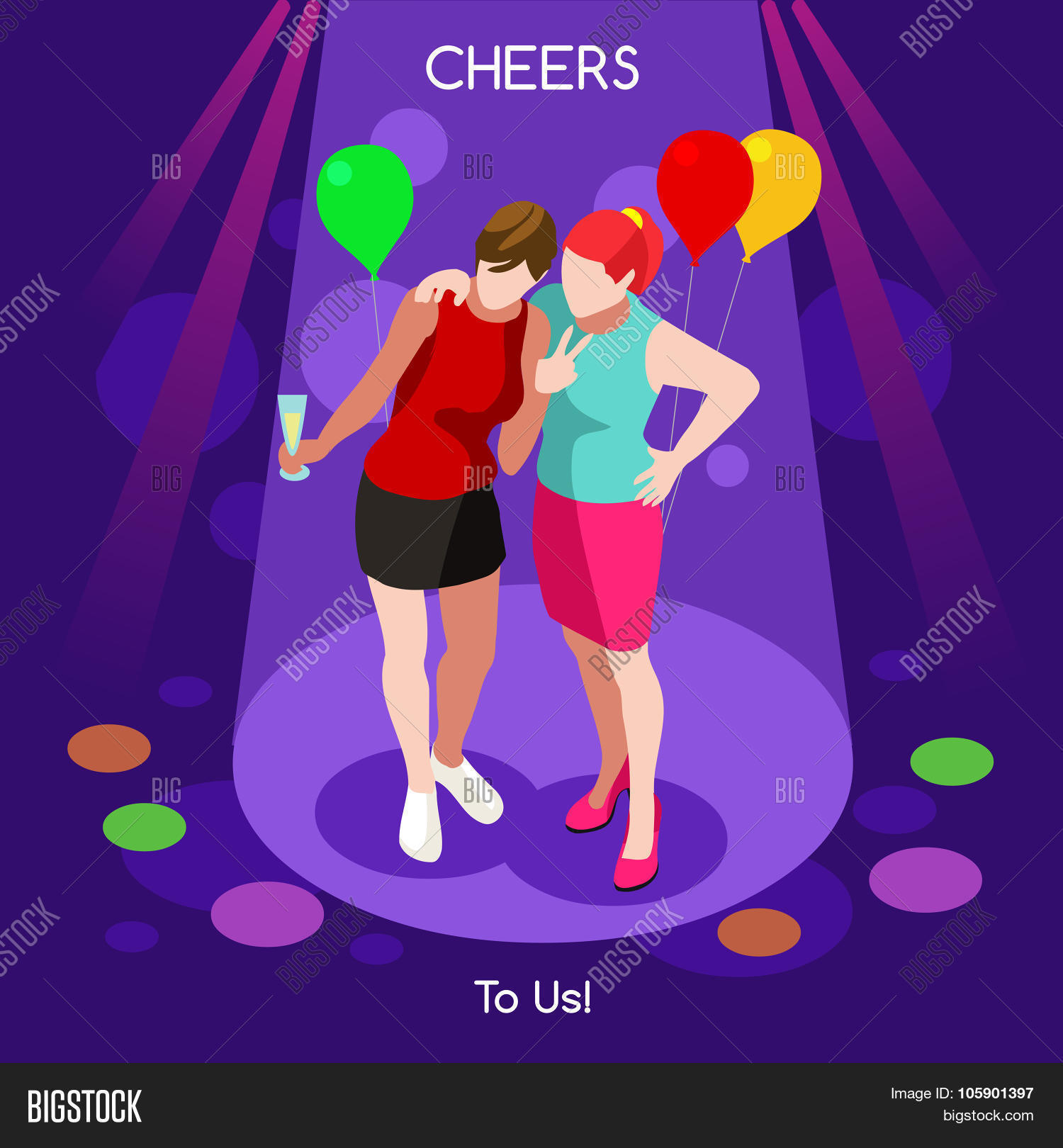Team Party People Vector & Photo (Free Trial) | Bigstock