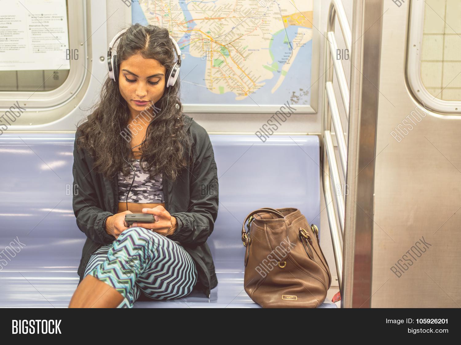 Woman Subway Wagon Image & Photo (Free Trial) | Bigstock