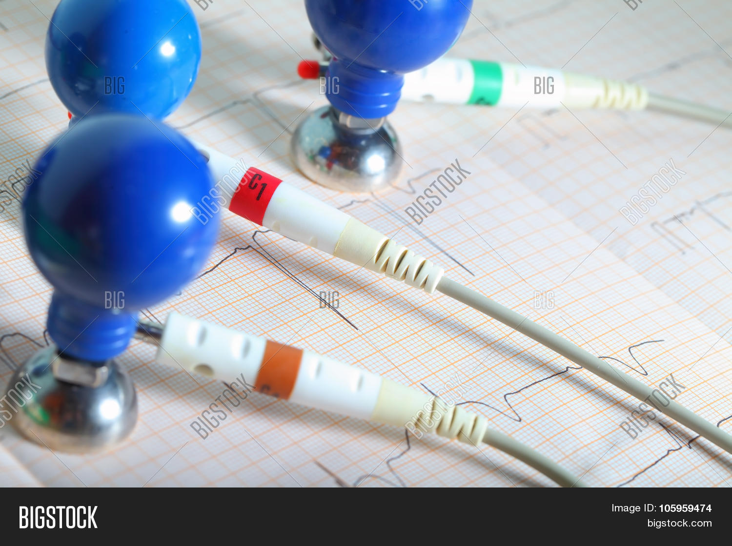 Ecg Electrodes Concept Image & Photo (Free Trial) | Bigstock