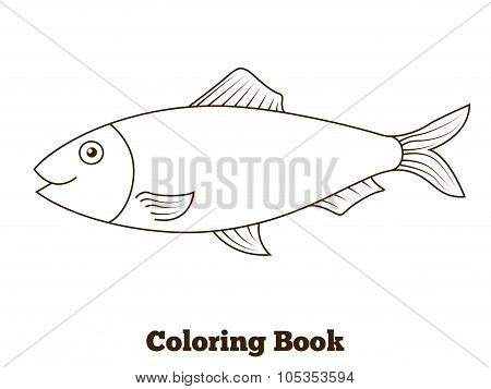 Coloring Book Herring Vector & Photo (Free Trial) | Bigstock