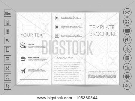 Tri-fold Brochure Vector & Photo (Free Trial) | Bigstock