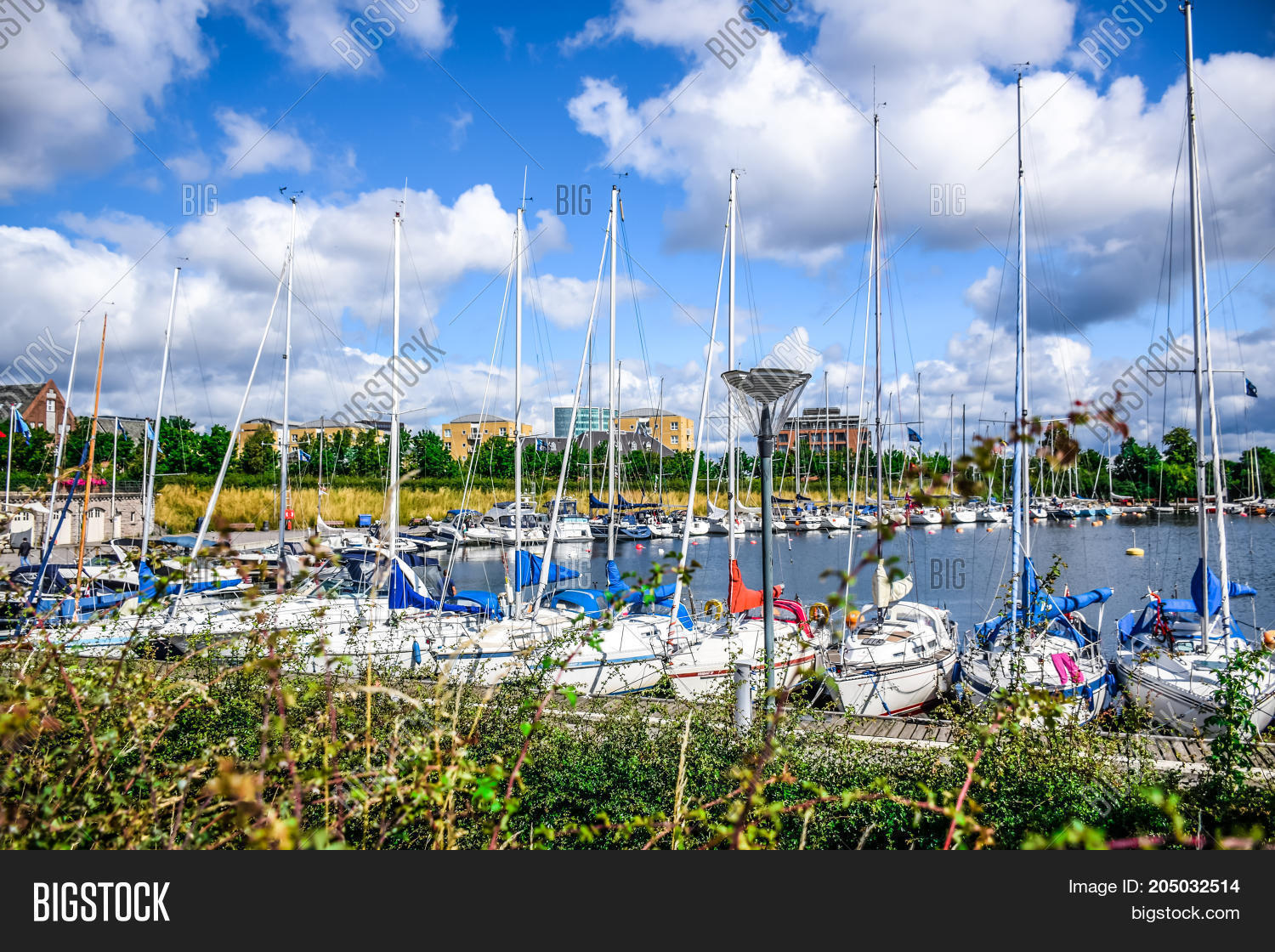 Yacht Docking Harbor Image & Photo (Free Trial) | Bigstock
