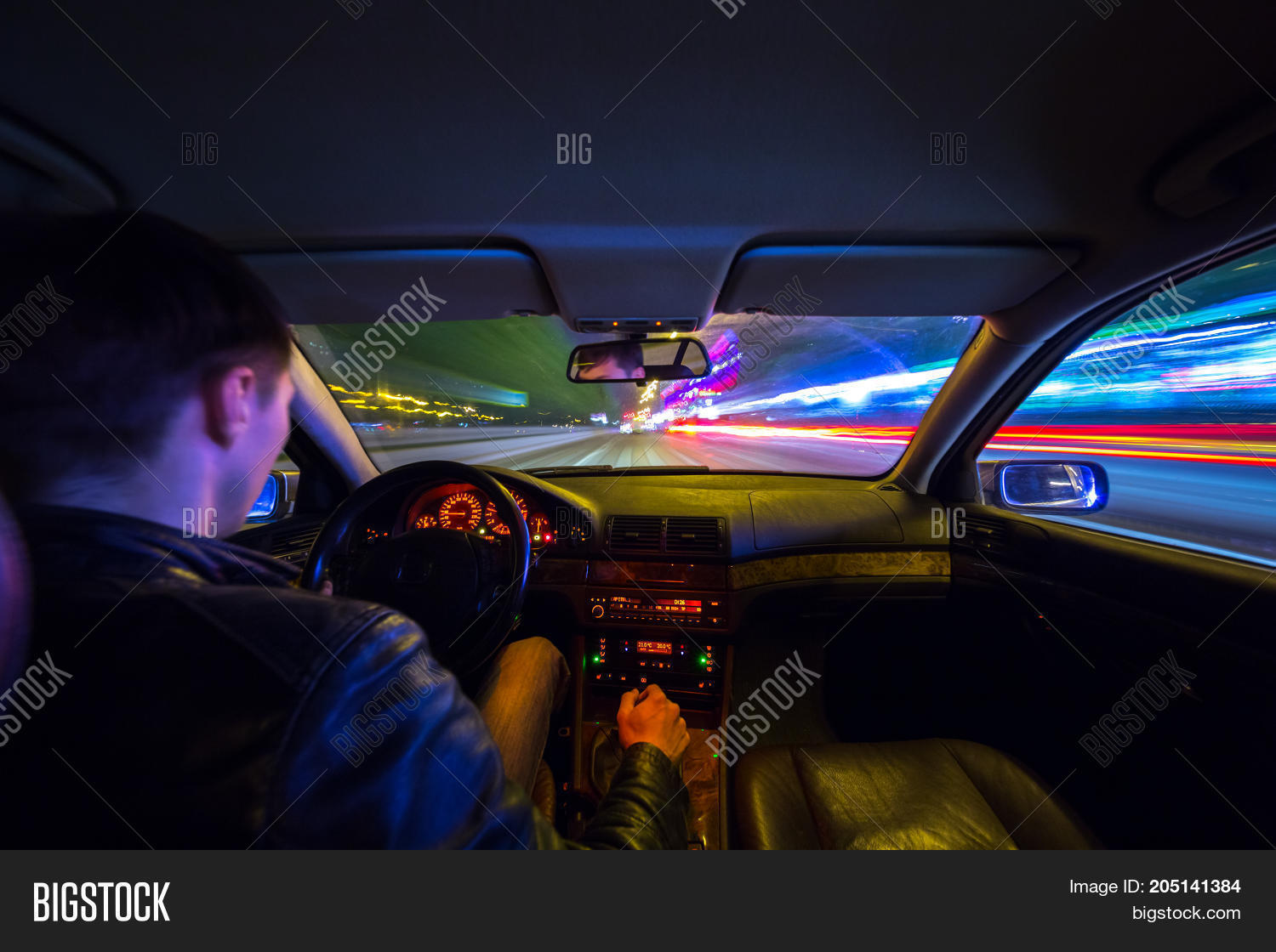 Driver Car Moves Fast Image & Photo (Free Trial) | Bigstock