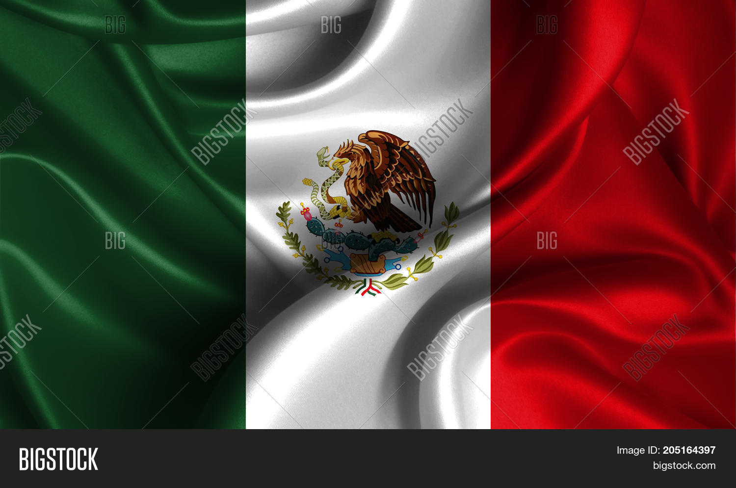 Realistic Flag Mexico Image & Photo (Free Trial) | Bigstock