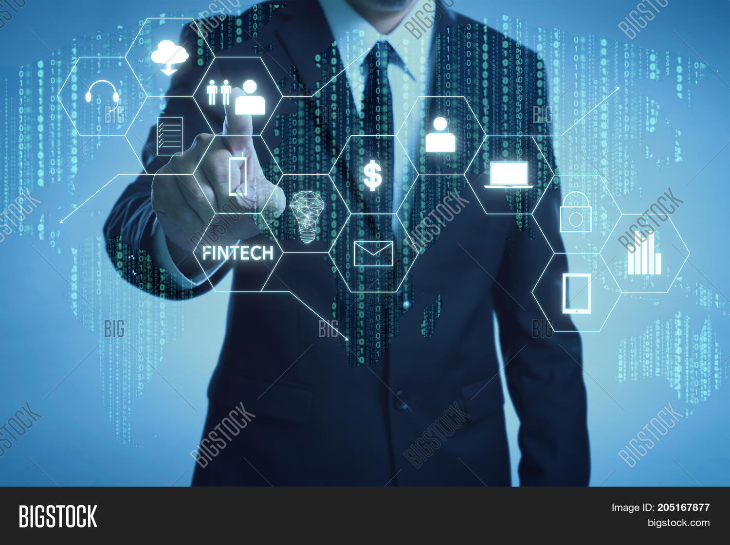 Businessman Fintech Image & Photo (Free Trial) | Bigstock