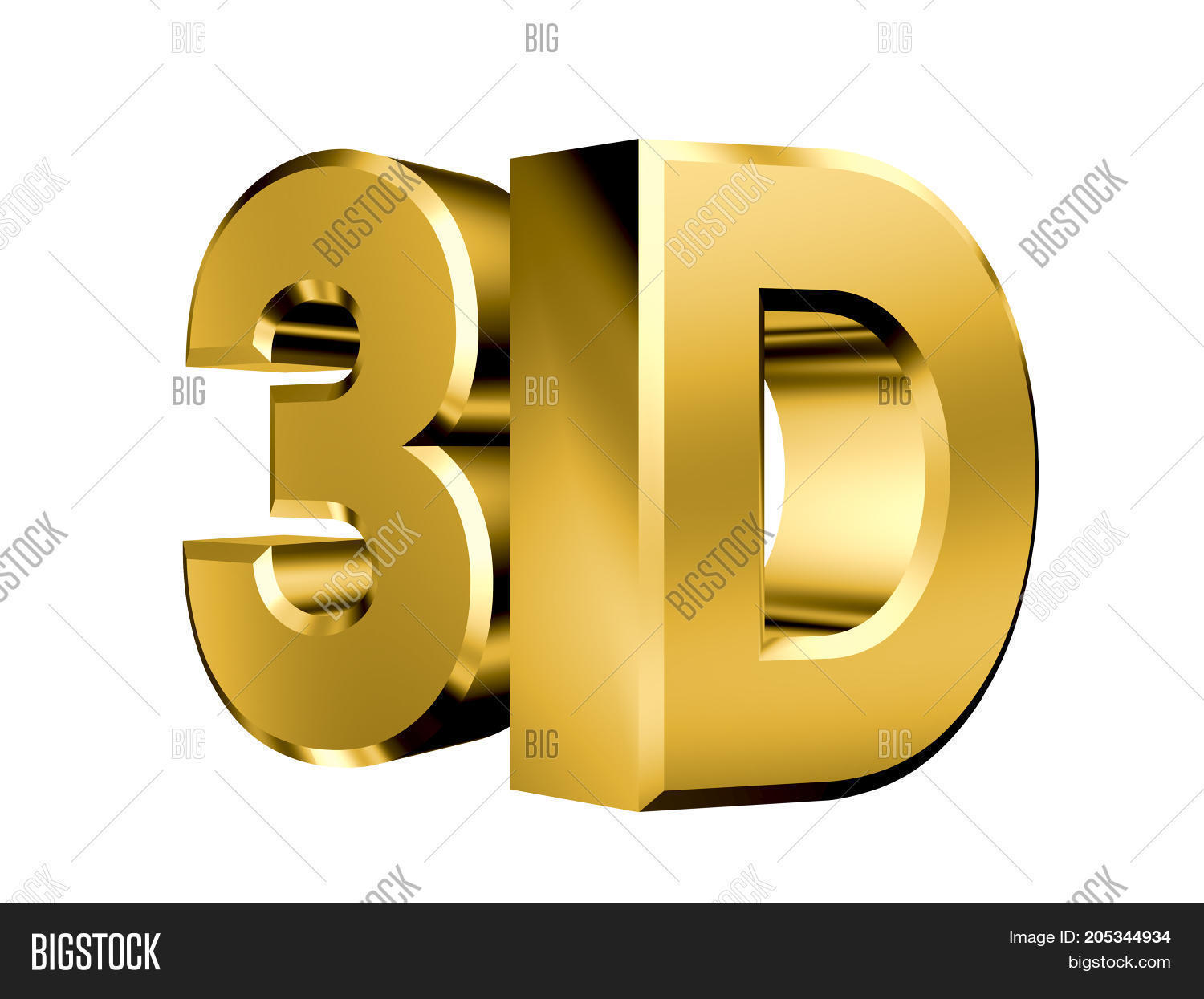 Gold Inscription 3d 3d Image & Photo (Free Trial) | Bigstock