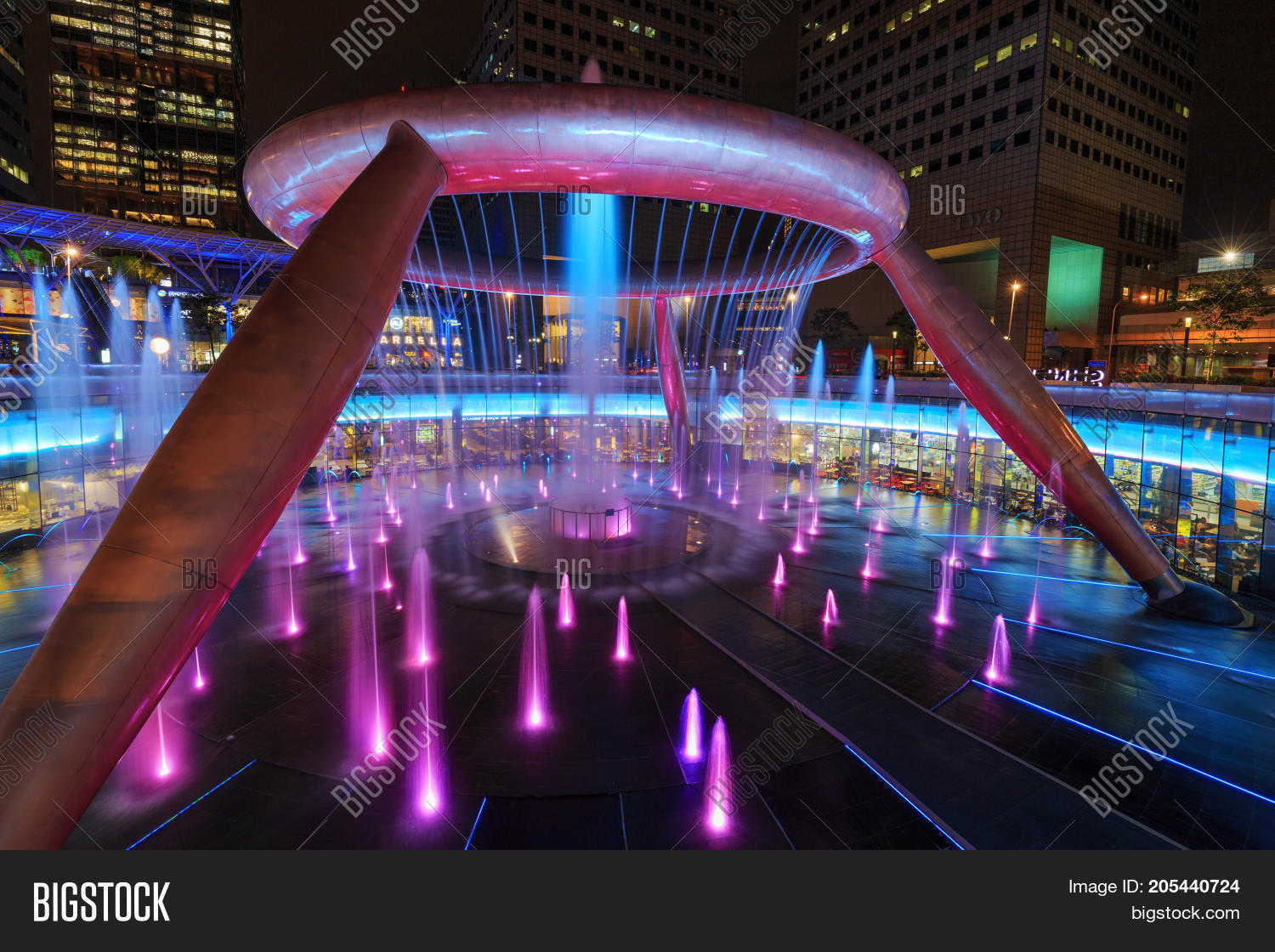 Light Show Fountain Image & Photo (Free Trial) | Bigstock