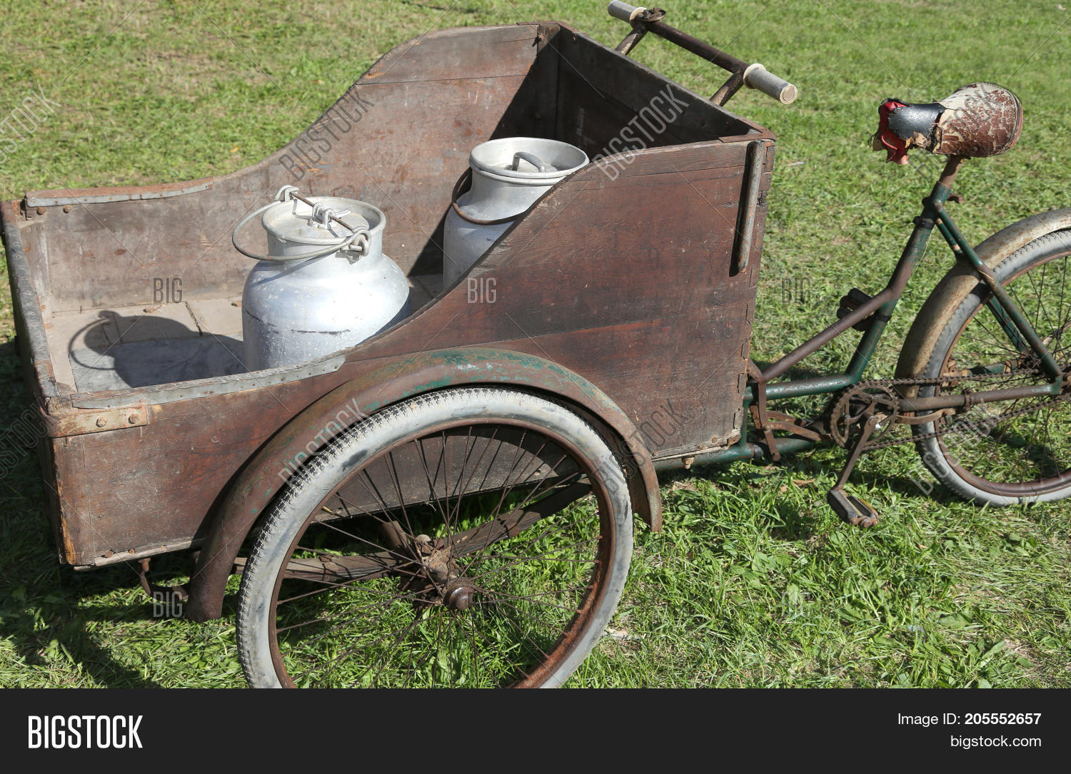 Very Old Bike Milk Image & Photo (Free Trial) | Bigstock