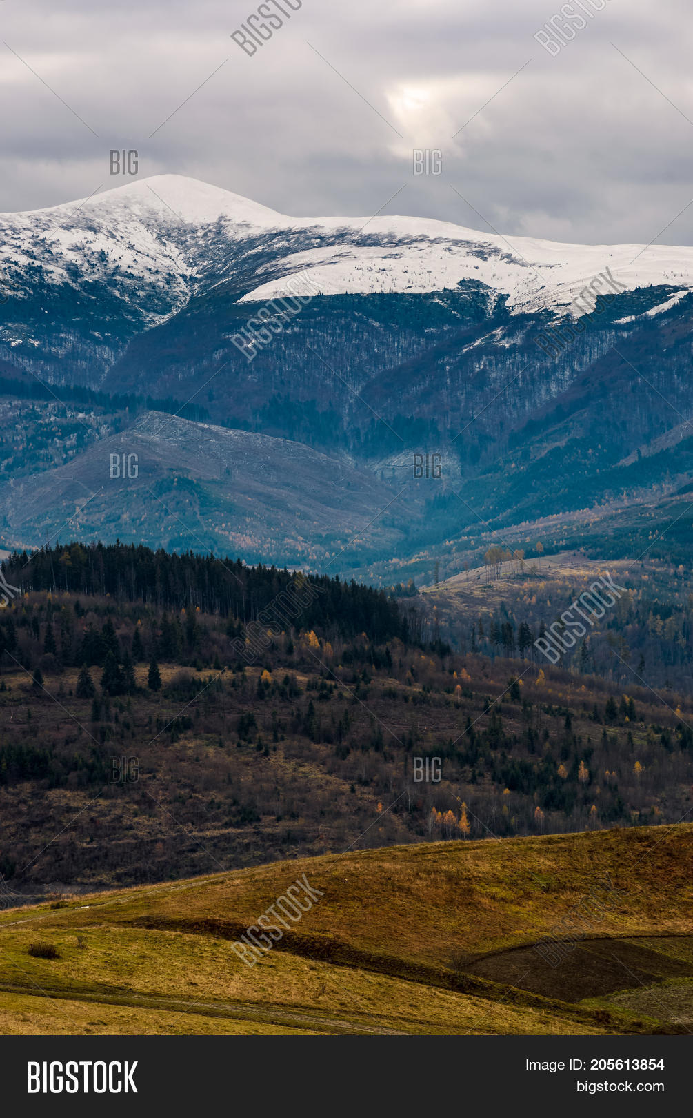 Snowy Mountain Ridge Image & Photo (Free Trial) | Bigstock