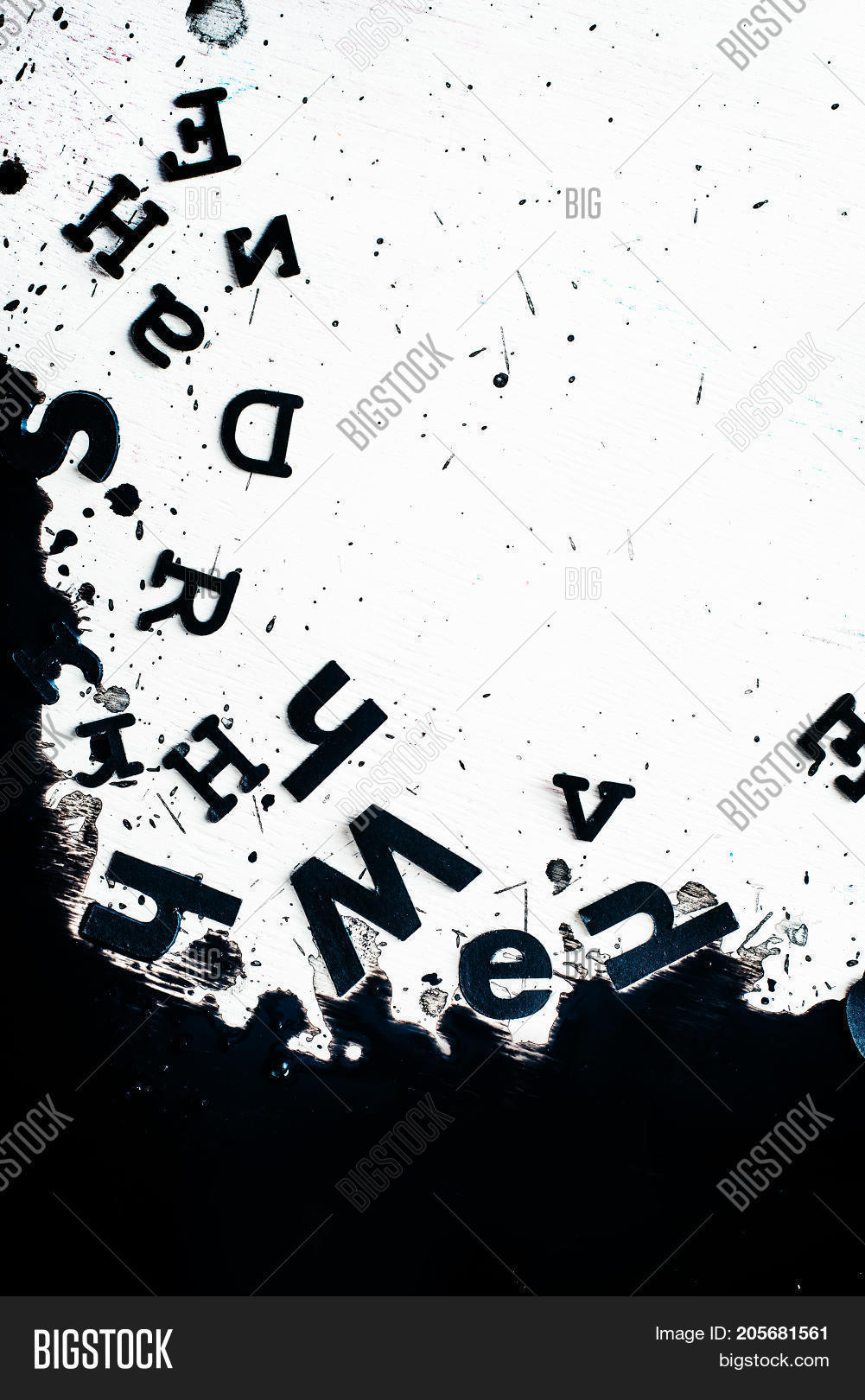 Scattered Letters Image & Photo (Free Trial) | Bigstock