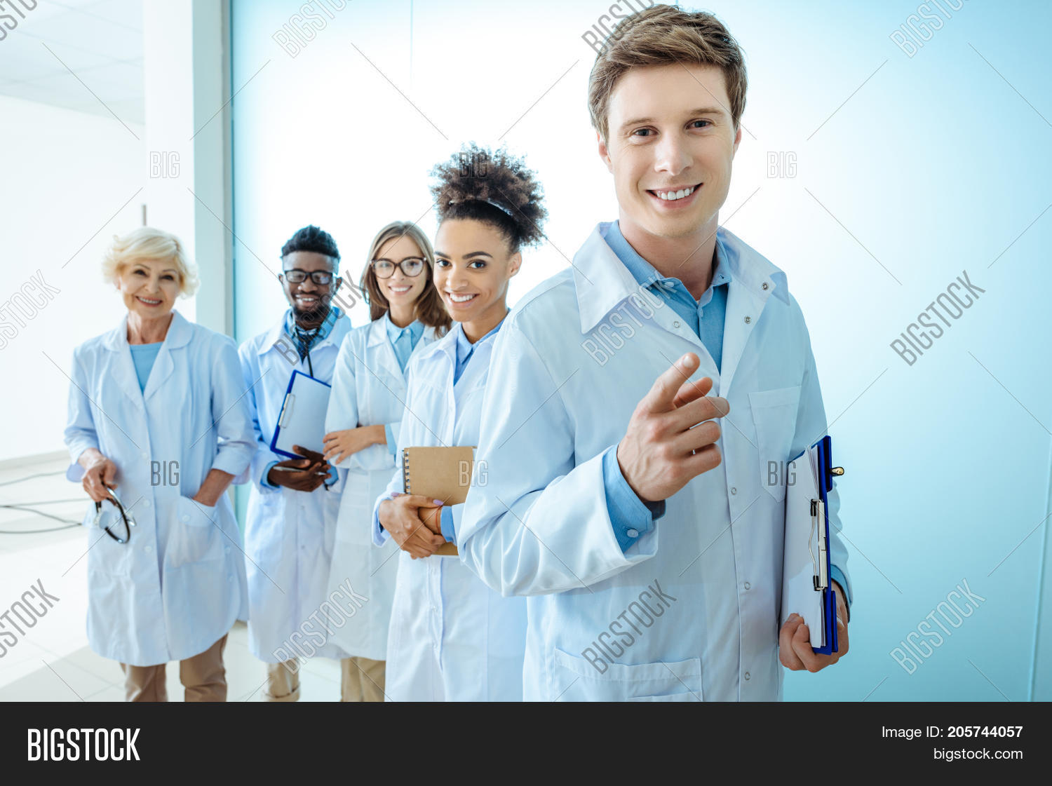 Group Smiling Doctors Image & Photo (Free Trial) | Bigstock