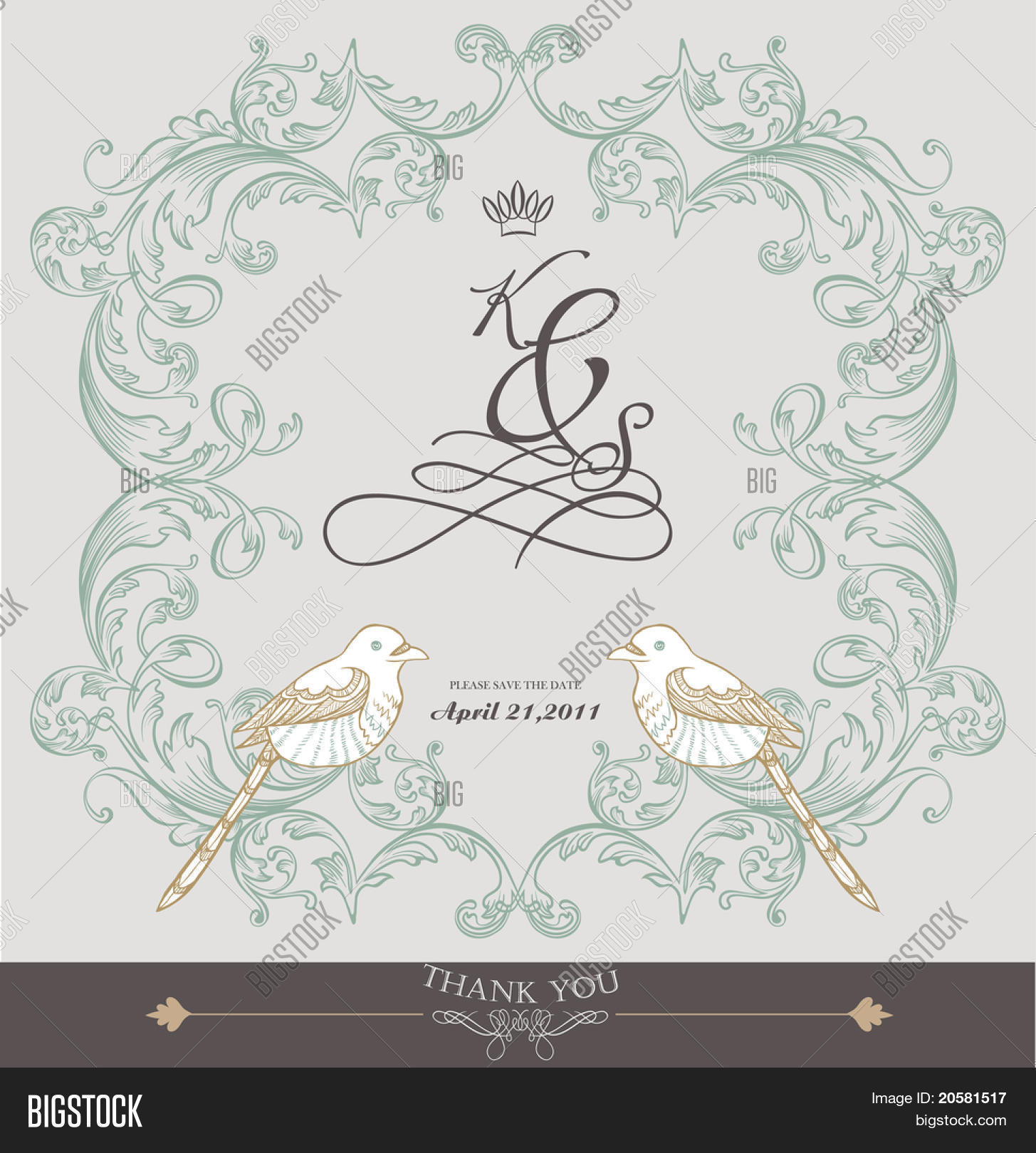 Vintage Card Design- Vector & Photo (Free Trial) | Bigstock