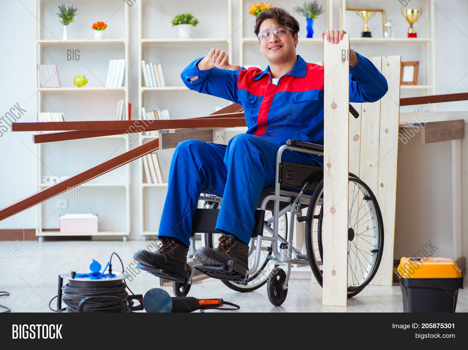Disabled Carpenter Image & Photo (Free Trial) | Bigstock