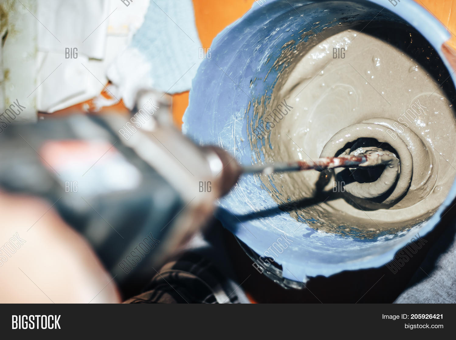 Preparing Glue Tile Image & Photo (Free Trial) | Bigstock