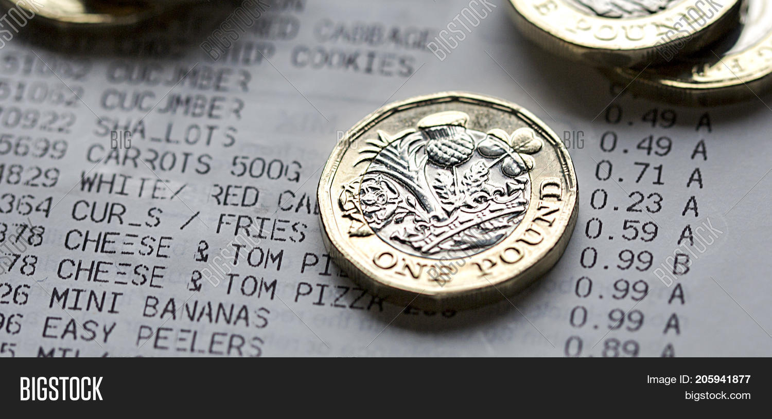 One Pound Coin Placed Image & Photo (Free Trial) | Bigstock