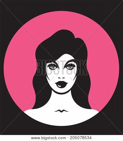 Pretty Woman Vector Vector & Photo (Free Trial) | Bigstock