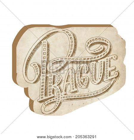 Prague Modern Hand Vector & Photo (Free Trial) | Bigstock