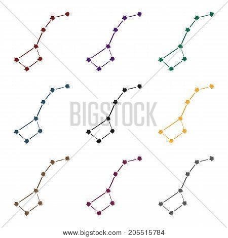 Ursa Major Icon Black Vector & Photo (Free Trial) | Bigstock