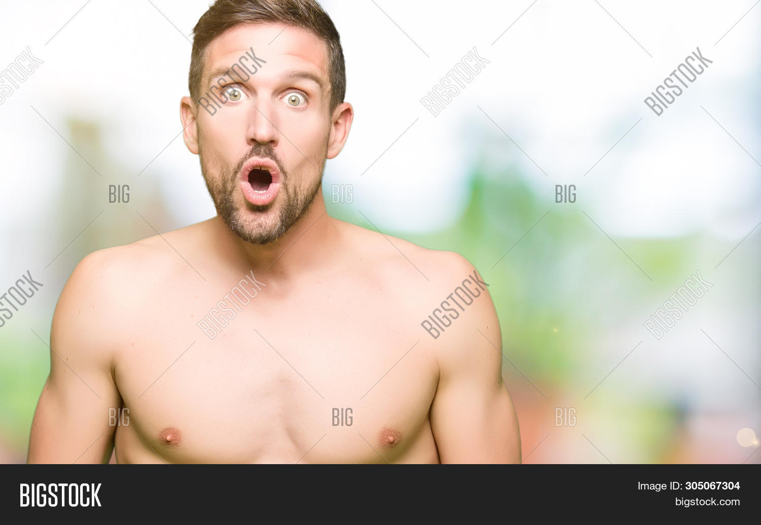 Handsome Shirtless Man Image & Photo (Free Trial) | Bigstock