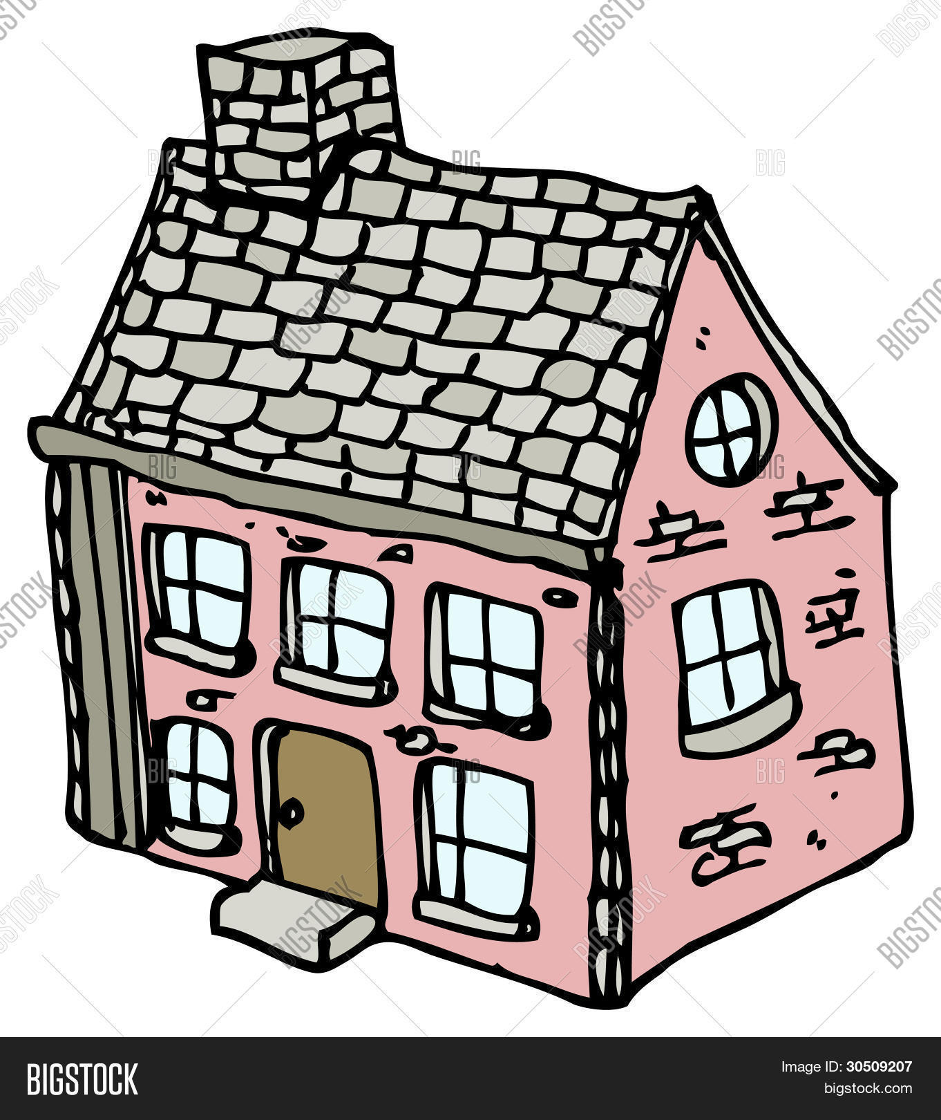 Old Farmhouse Cartoon Image & Photo (Free Trial) | Bigstock
