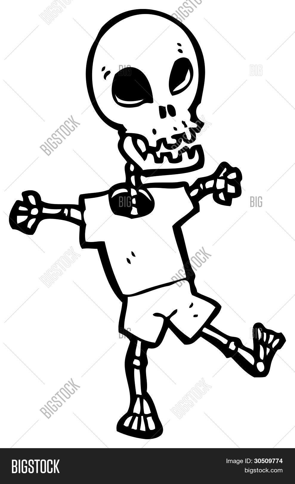 Cartoon Skeleton Boy Image & Photo (Free Trial) | Bigstock