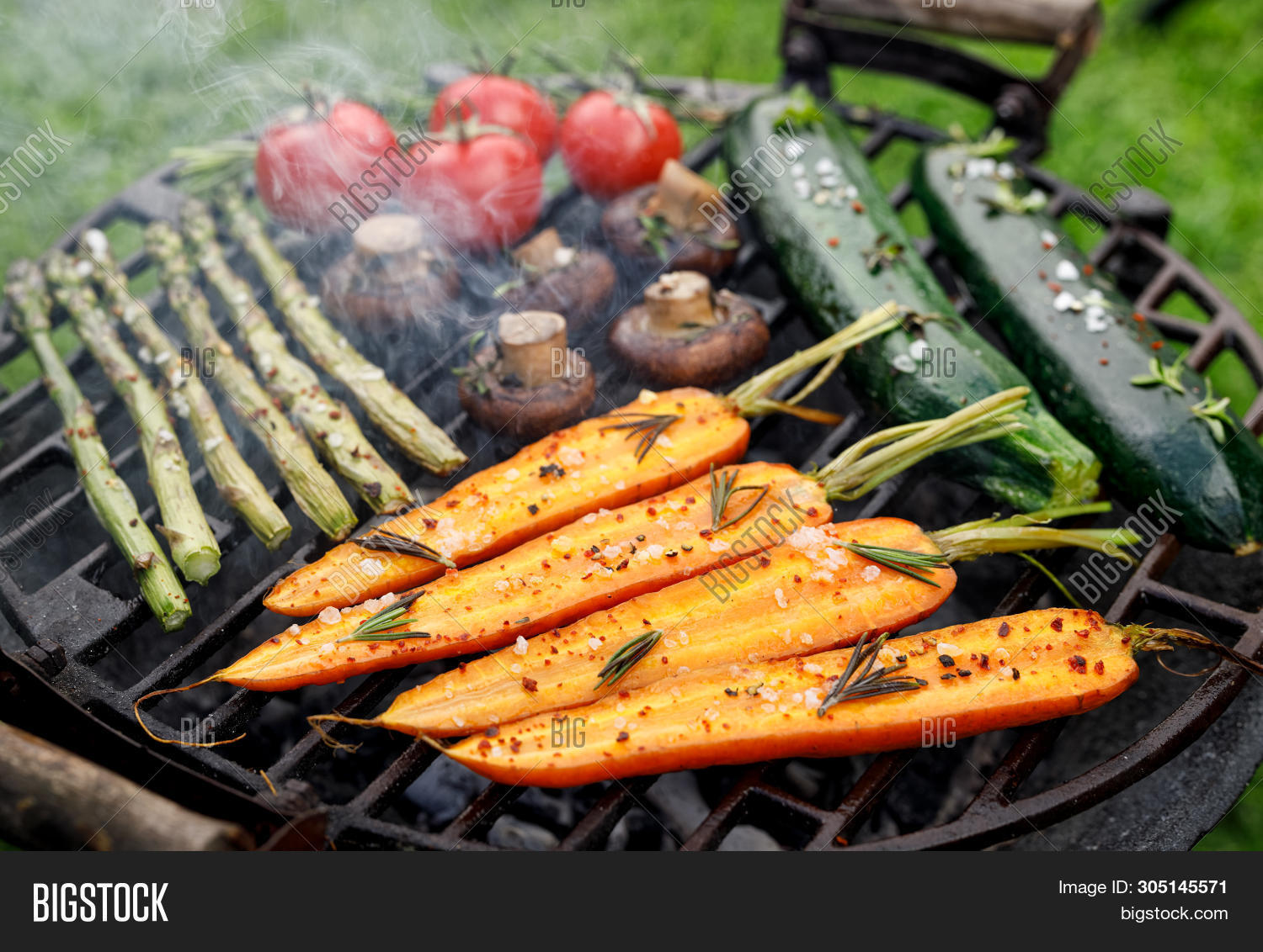 Grilling Vegetables Image & Photo (Free Trial) | Bigstock