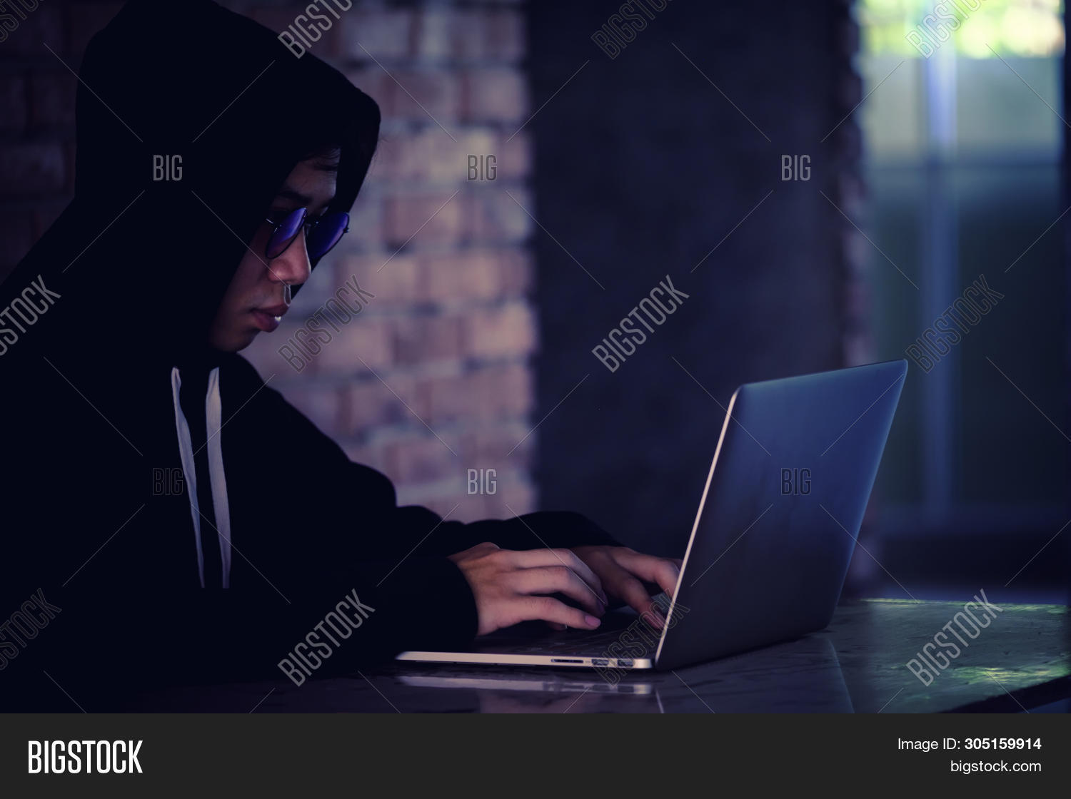 Hacker Working On His Image & Photo (Free Trial) | Bigstock
