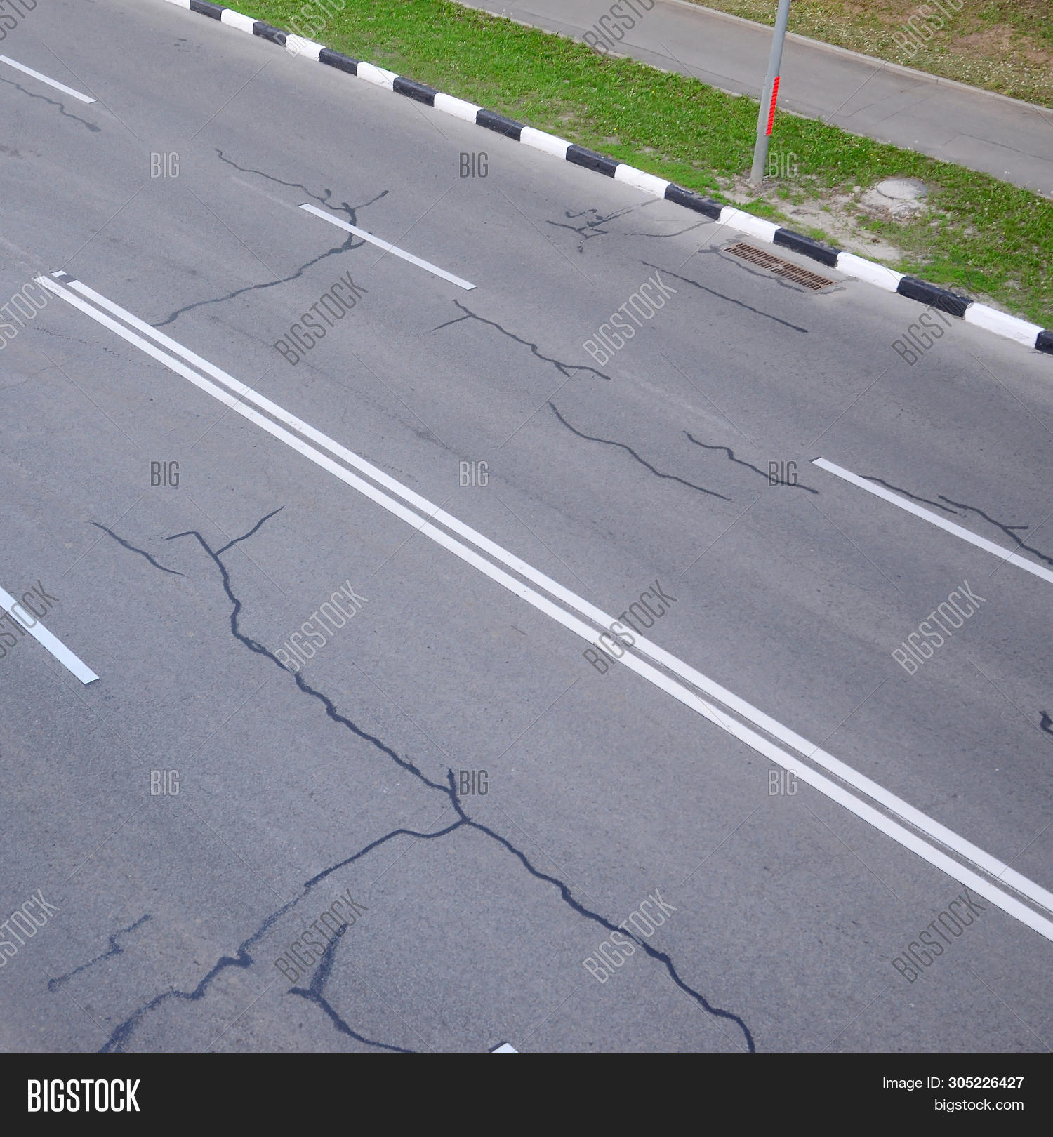 Damaged Bad Asphalt Image & Photo (Free Trial) | Bigstock