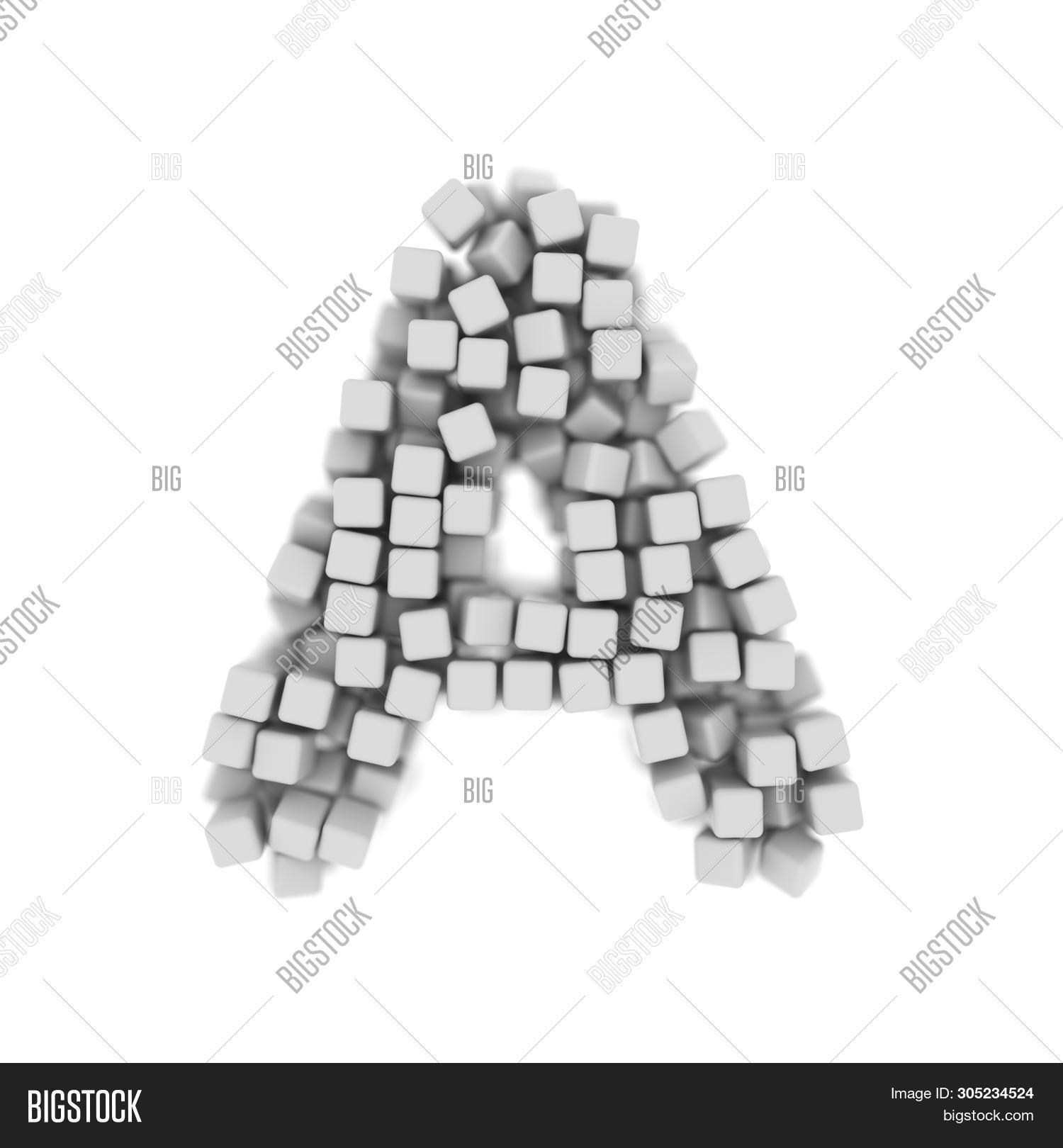 White Cube Letter - Image & Photo (Free Trial) | Bigstock