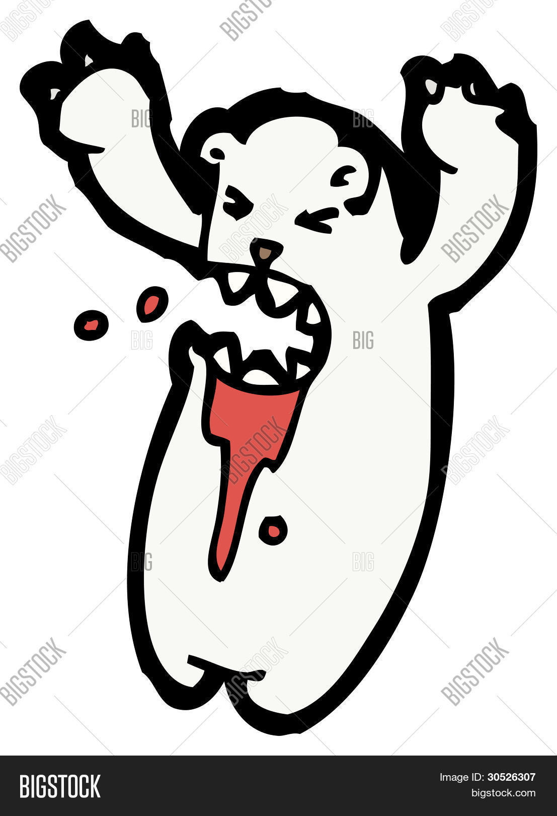 Cartoon Bloody Polar Image & Photo (Free Trial) | Bigstock
