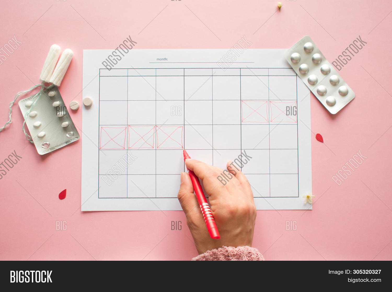Calendar Month Mark Image & Photo (Free Trial) | Bigstock