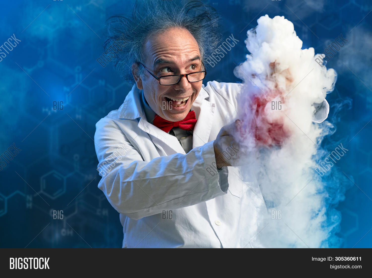 Happy Crazy Chemist Image & Photo (Free Trial) | Bigstock