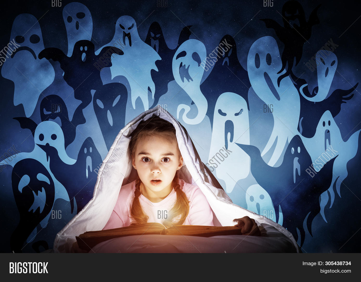Scared Kid Reading Image & Photo (Free Trial) | Bigstock