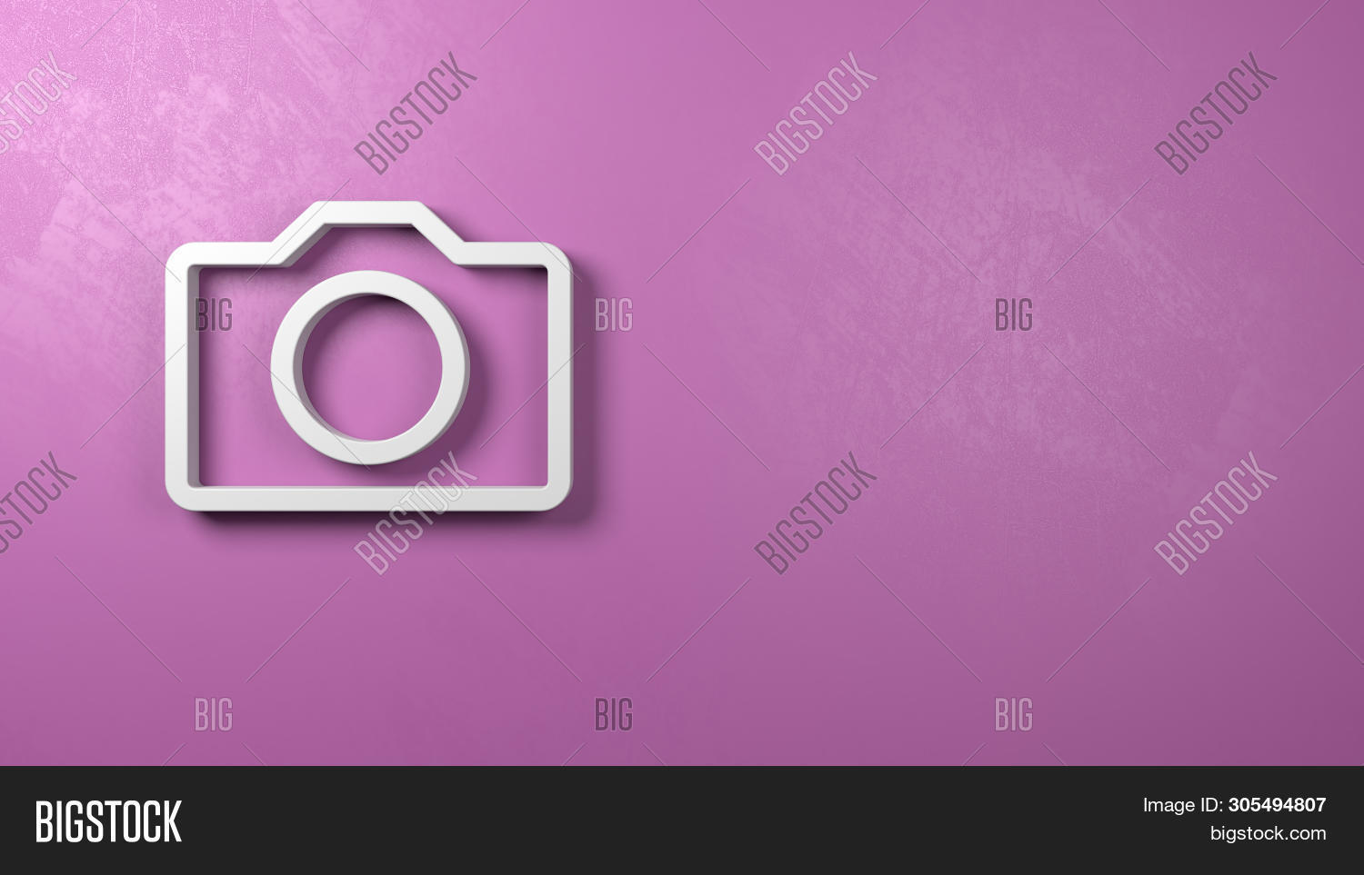 White Camera 3d Symbol Image & Photo (Free Trial) | Bigstock