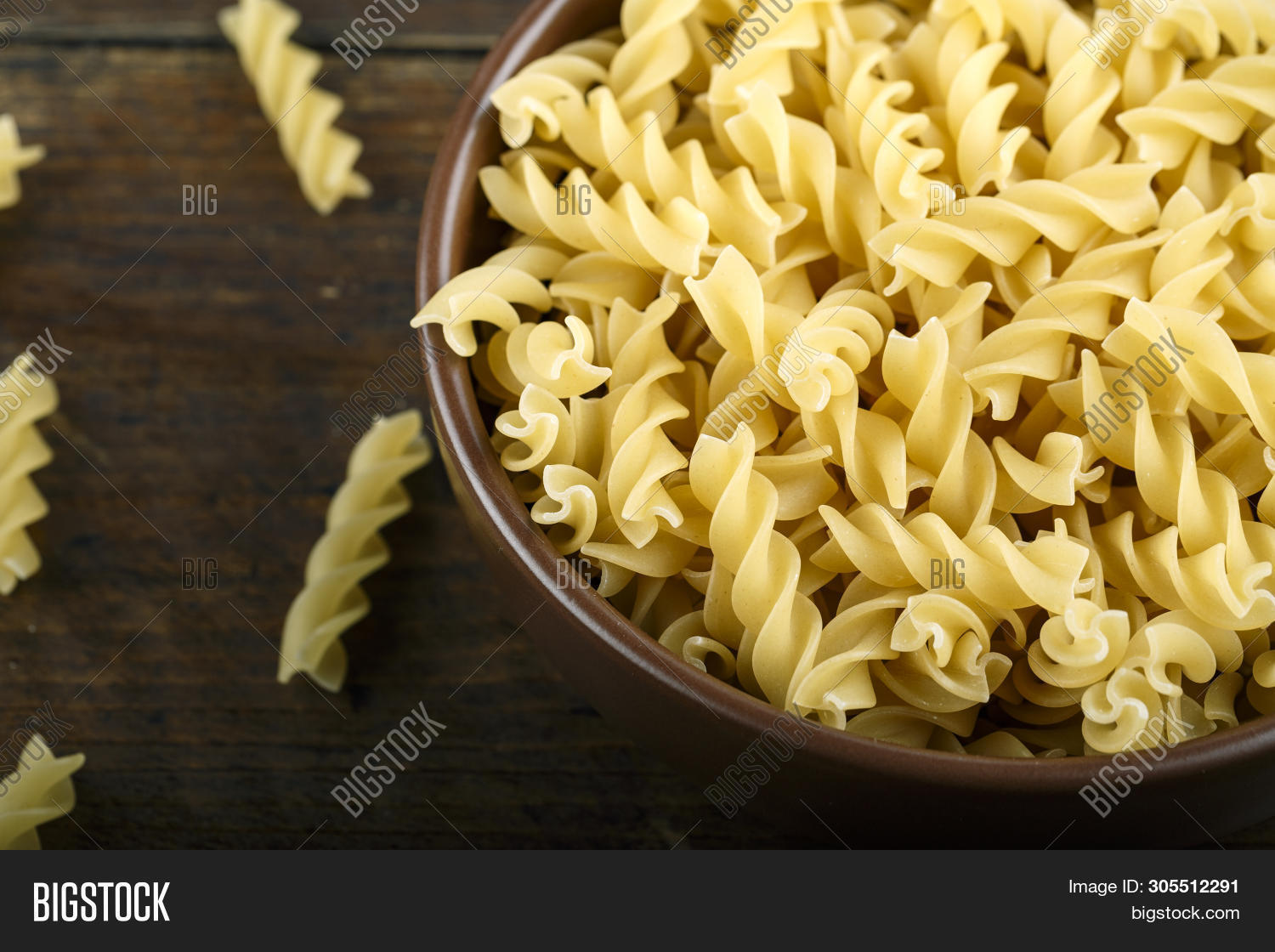 Raw Italian Fusilli Image & Photo (Free Trial) | Bigstock