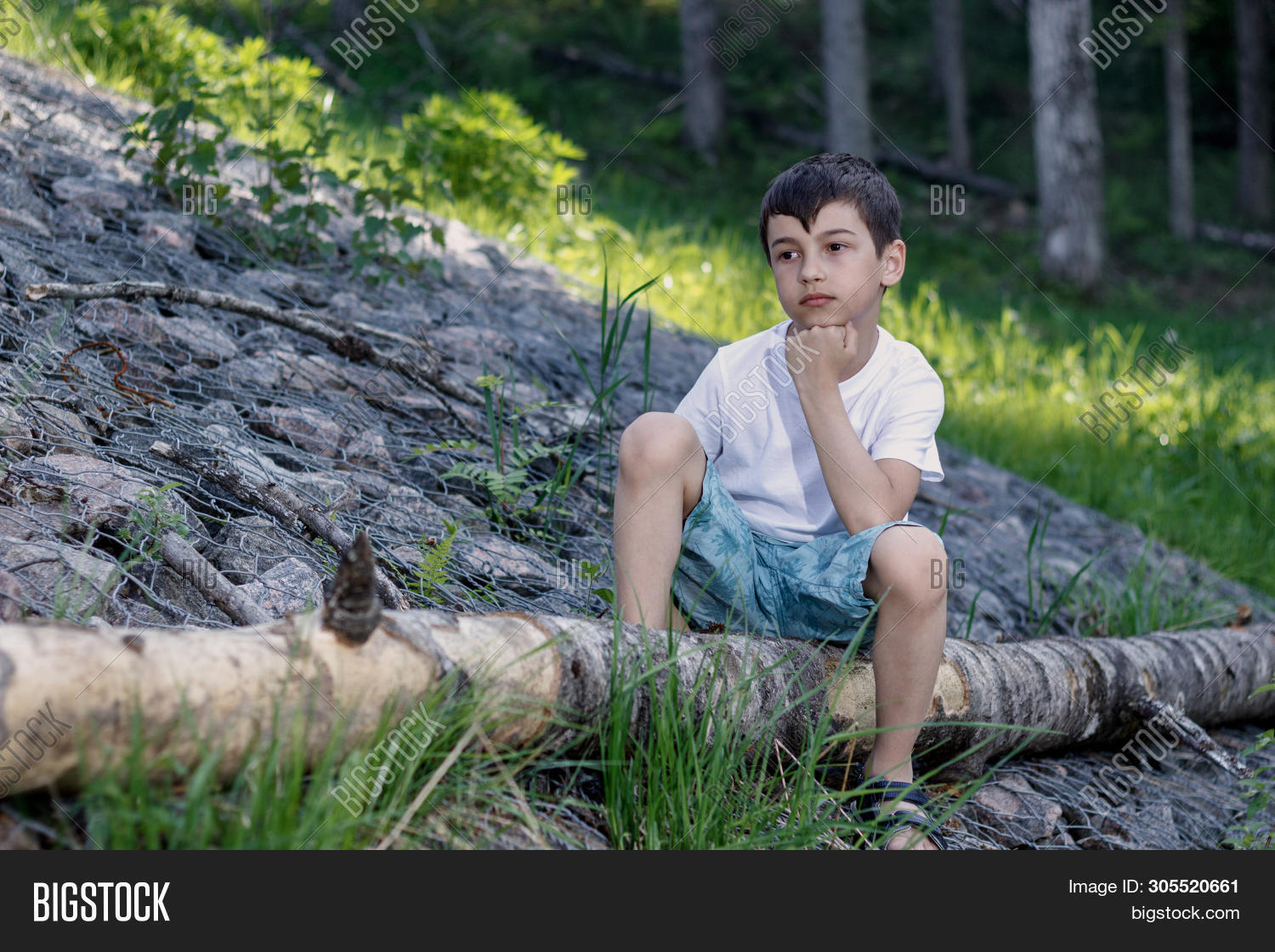 Portrait Sad Child, Image & Photo (Free Trial) | Bigstock