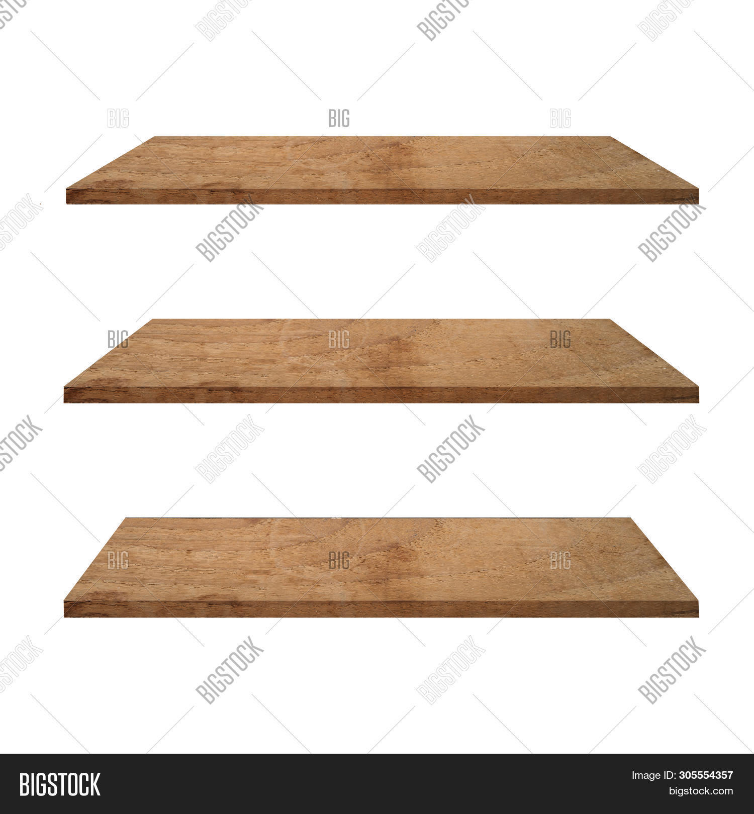 3 Wood Shelves Table Image & Photo (Free Trial) | Bigstock