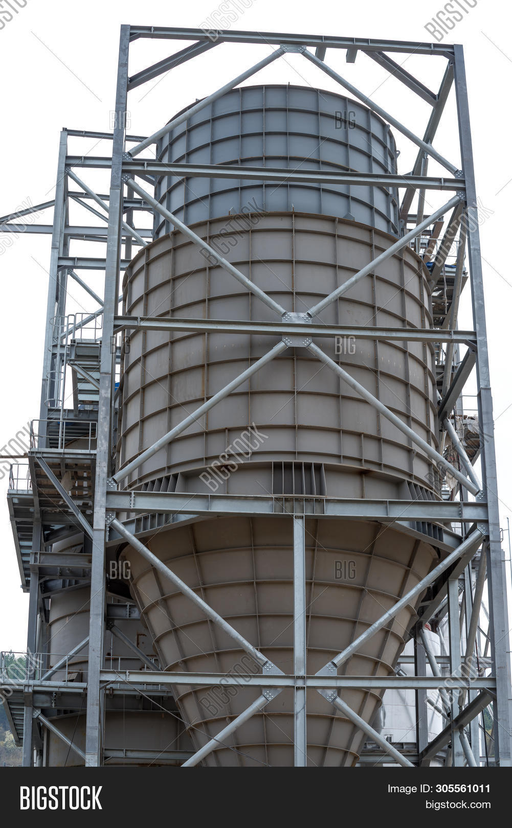 Hopper Bottom Silos. Image & Photo (Free Trial) | Bigstock